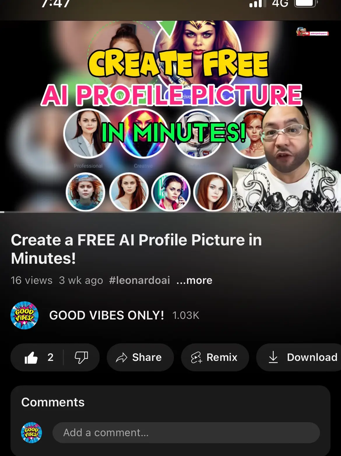 How to Create a FREE AI Profile Picture | แกลเลอรีที่โพสต์โดย Decentral ...