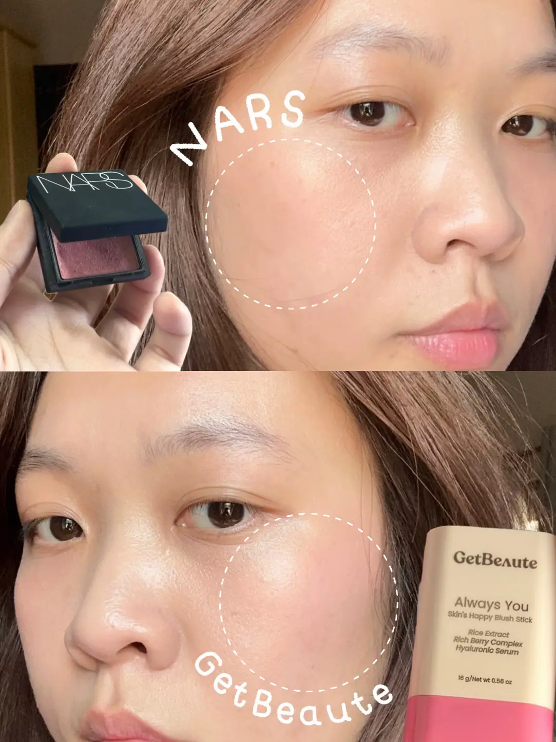 ป้ายยา Blush stick GetBeaute แฝดน้อง NARS orgasm🌷 | แกลเลอรีที่โพสต์โดย TAMPAIGON | Lemon8