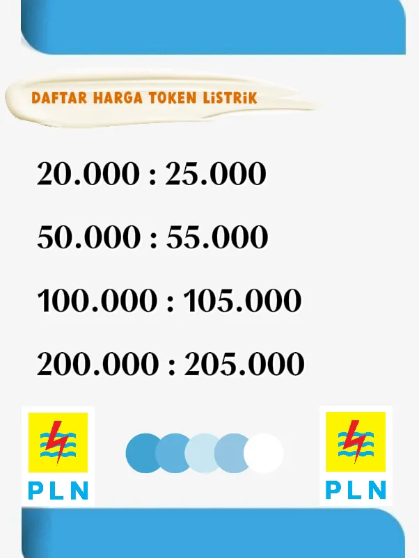 Daftar Harga Harga Pulsatoken Listrik Dll - Pencarian Lemon8