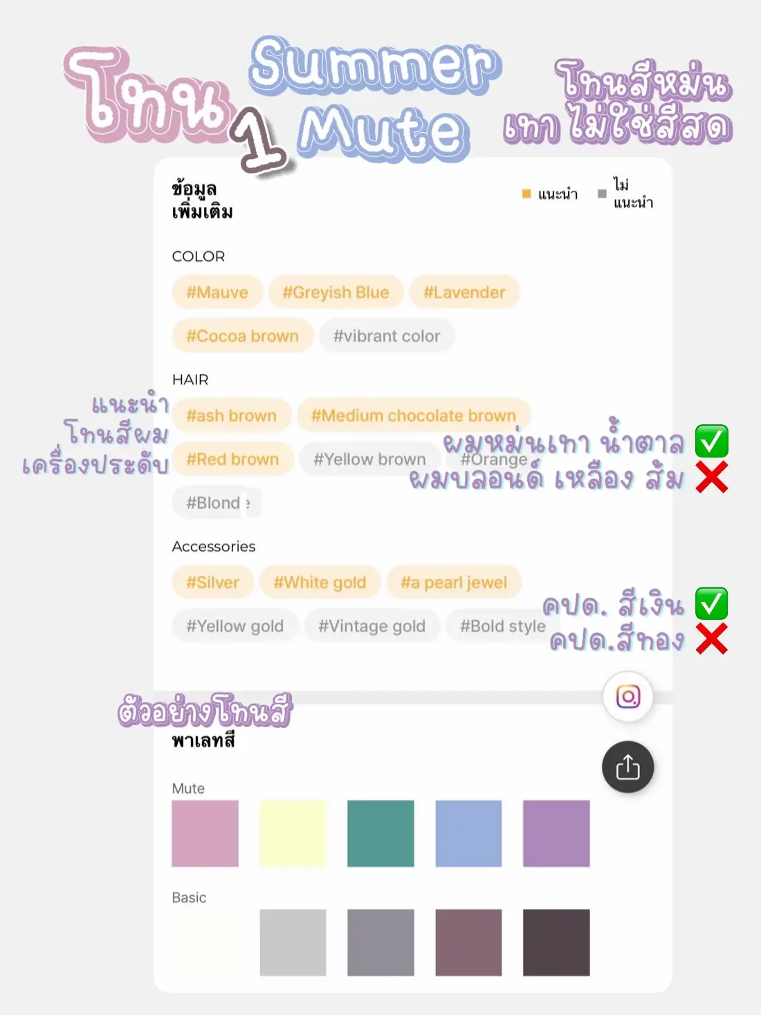 รีวิว การเช็ค Personal Color จากแอพ COLORLAB 🌈💖 | แกลเลอรีที่โพสต์โดย ...