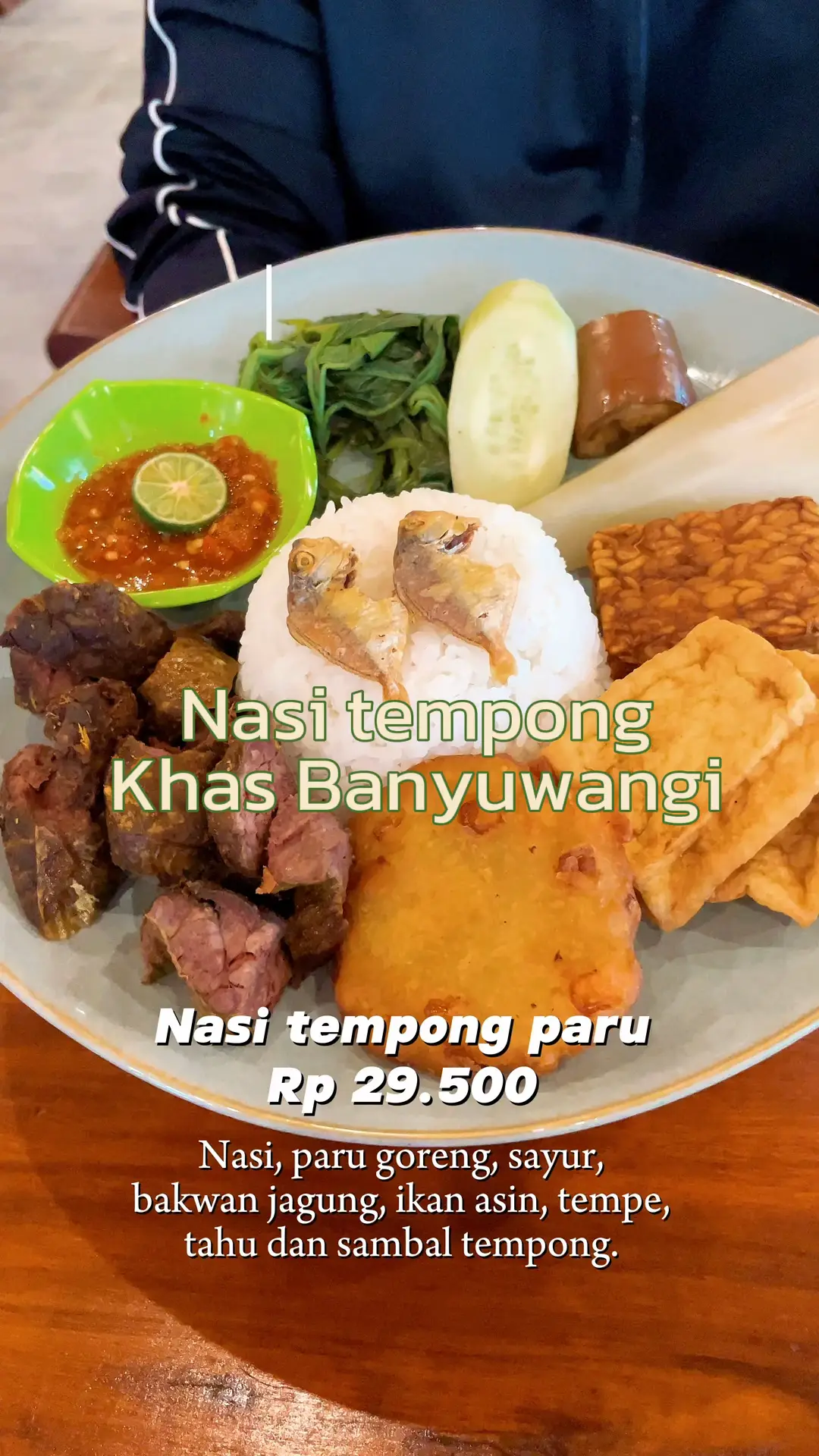 Nasi tempong khas Banyuwangi di kota Malang | Video dipublikasikan oleh ...