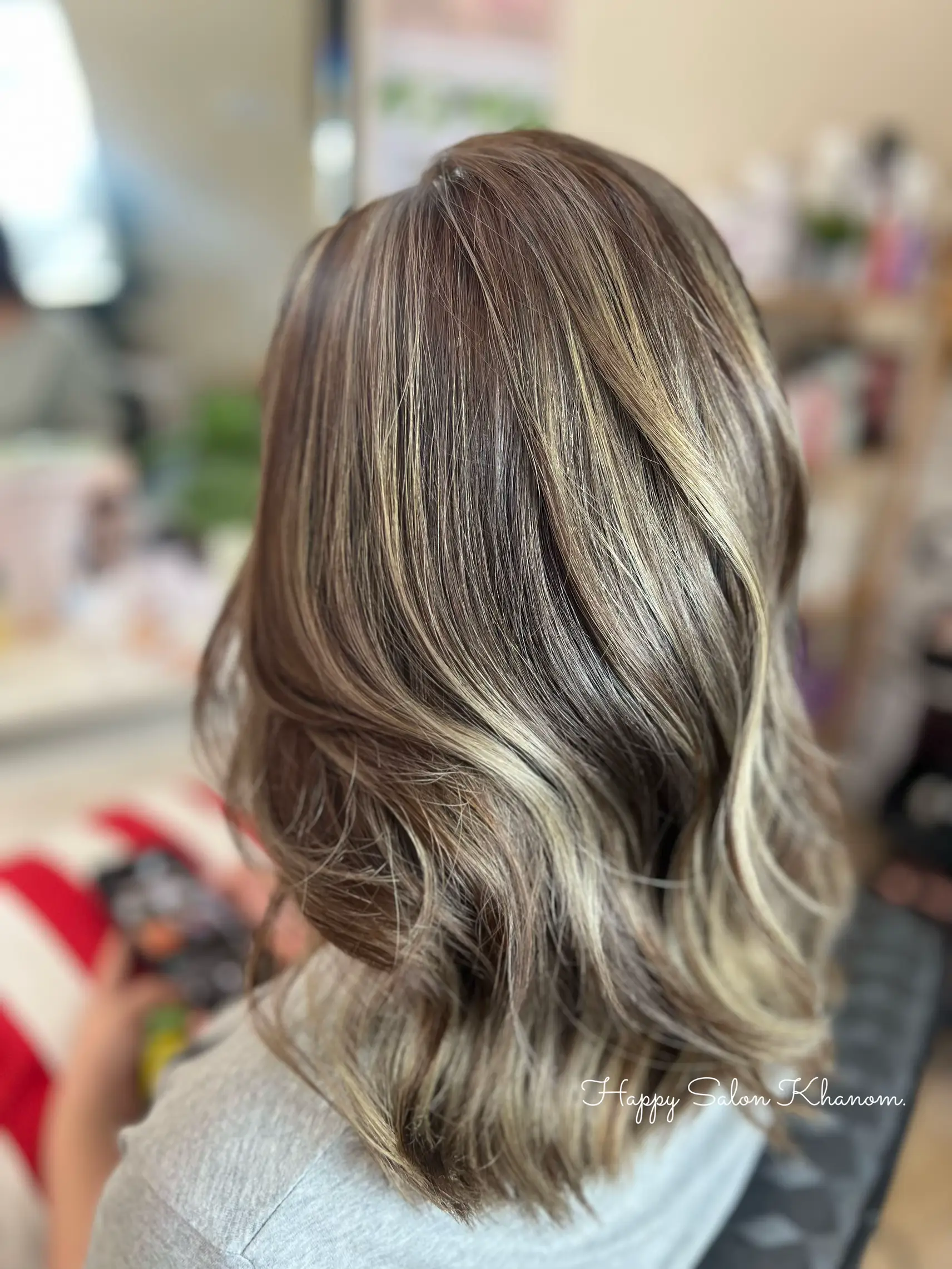 แก้ผมสระแชมพูปิดผมขาว😳😳 | แกลเลอรีที่โพสต์โดย Happy Salon | Lemon8