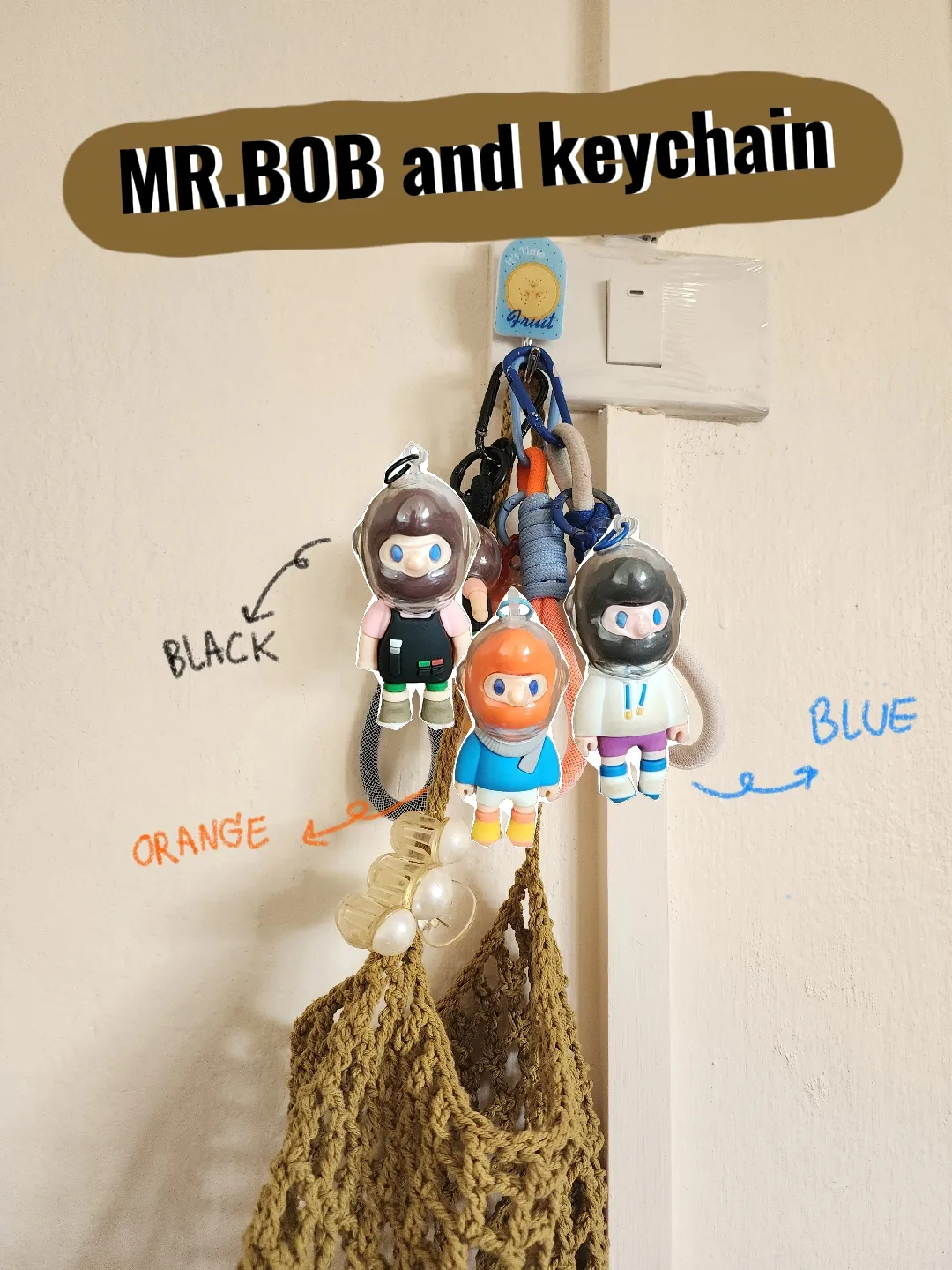 ป้ายยาพวงกุญแจ MR.BOB keychain | แกลเลอรีที่โพสต์โดย Mei Sarunn | Lemon8