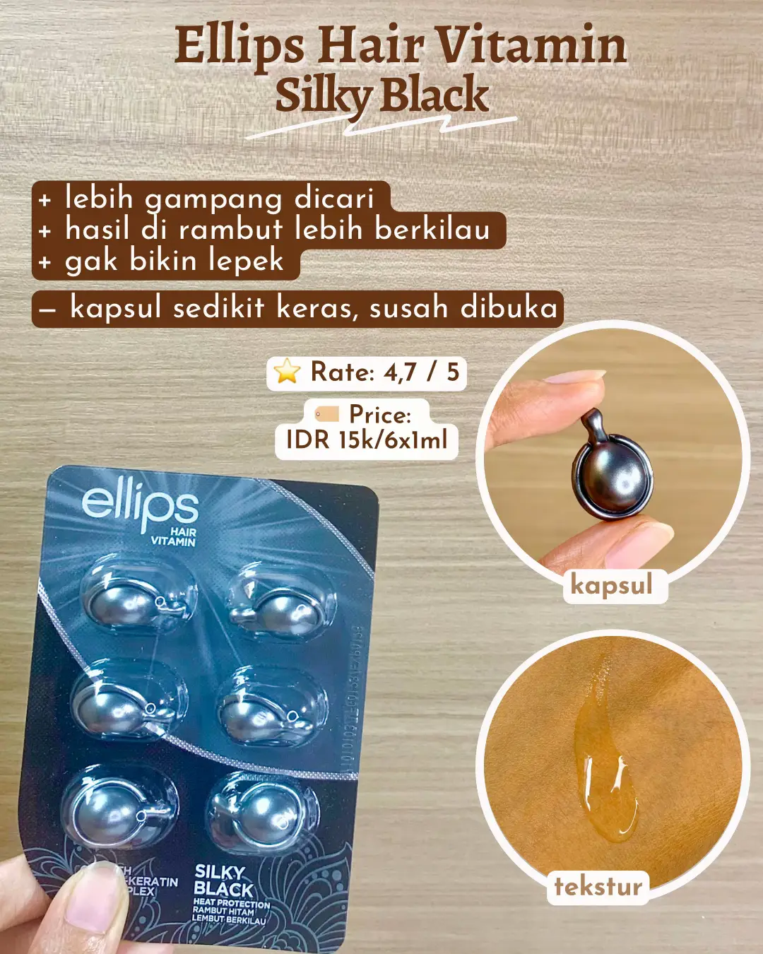 BATTLE Vitamin Rambut Kapsul - Ellips Makarizo💁🏻‍♀️ | Nova Zeeが投稿したフォトブック | Lemon8