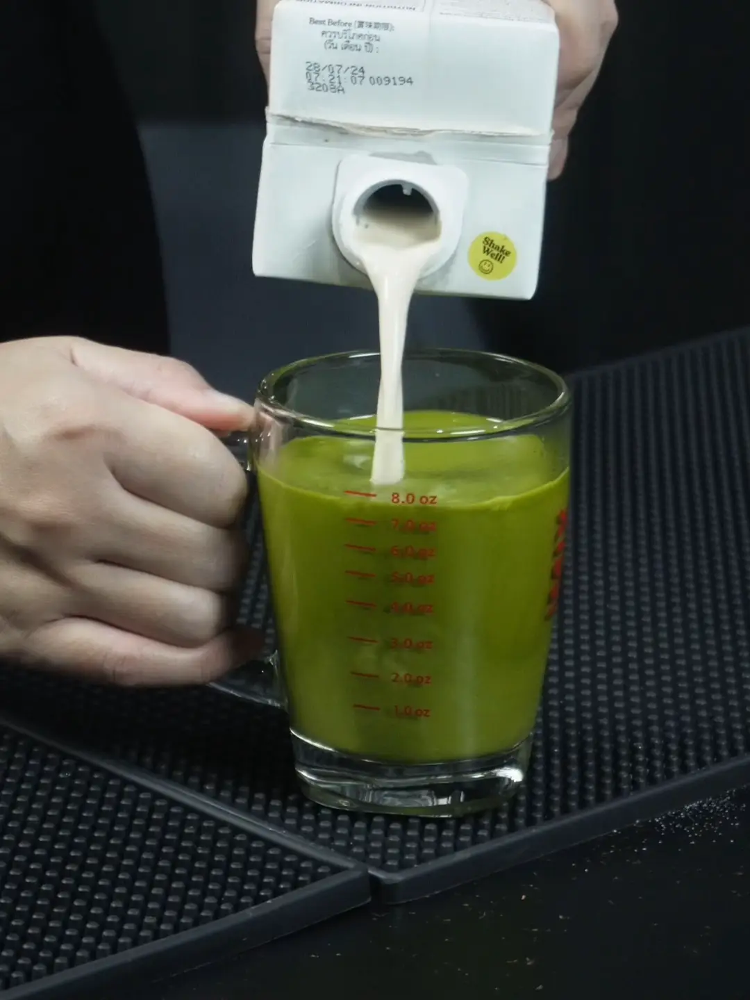 Make green tea with oat milk. What will it taste like? | Video ...