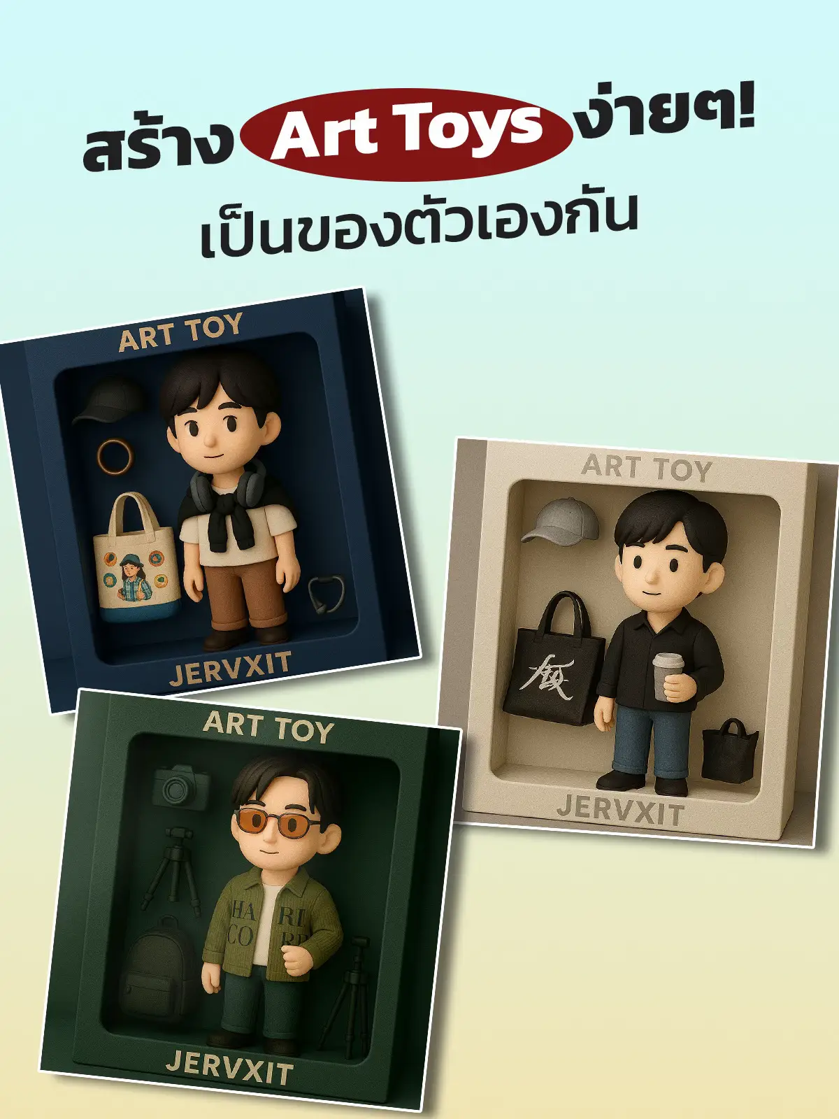 How to สร้าง ART TOYด้วยChatGPT | แกลเลอรีที่โพสต์โดย คุณหนูไนน์🥦🍎 | Lemon8