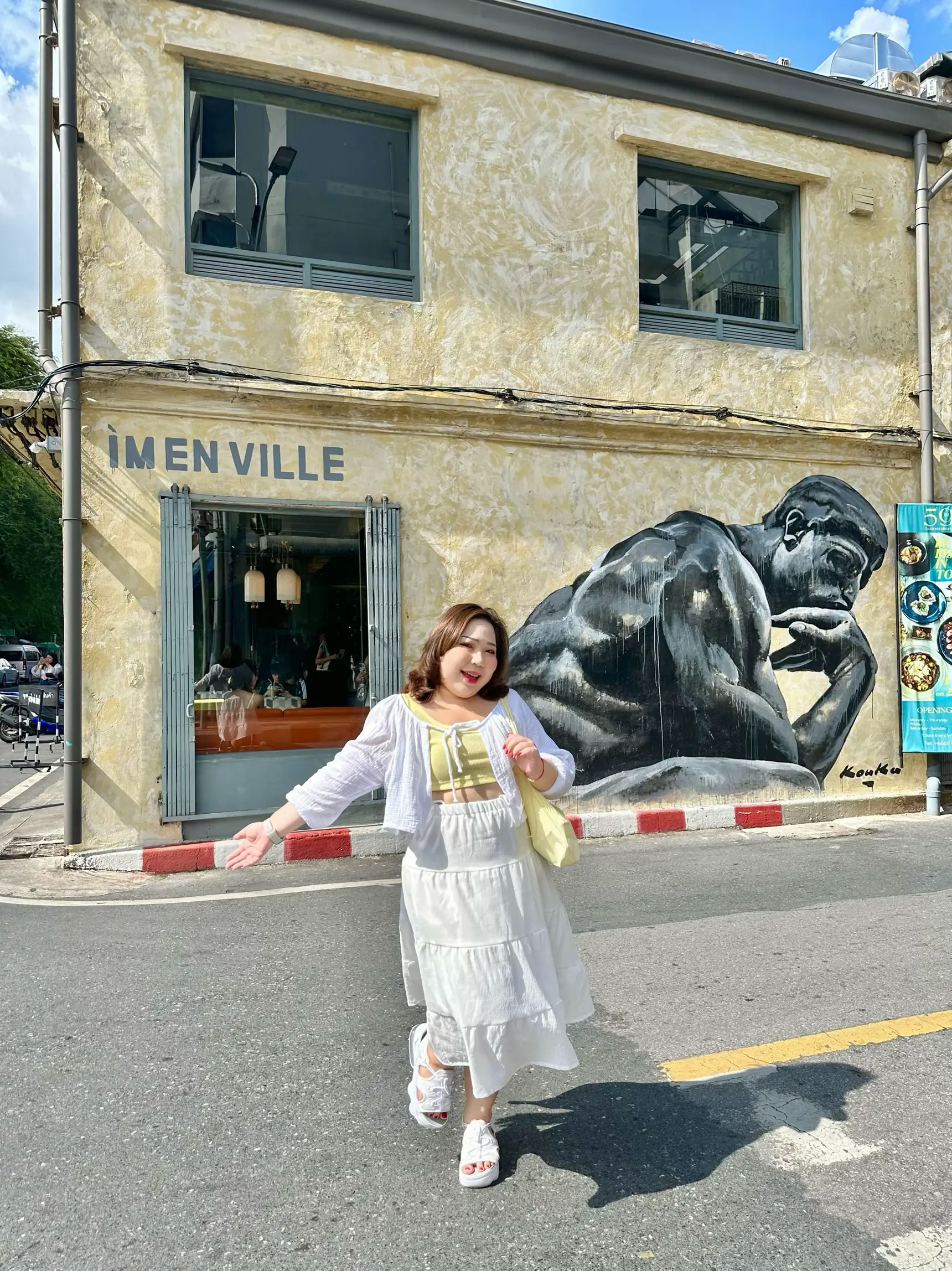 คาเฟ่กรุงเทพมหานคร IM EN VILLE อิ่มในเมือง 🇹🇭 | แกลเลอรีที่โพสต์โดย Sometimees.. | Lemon8