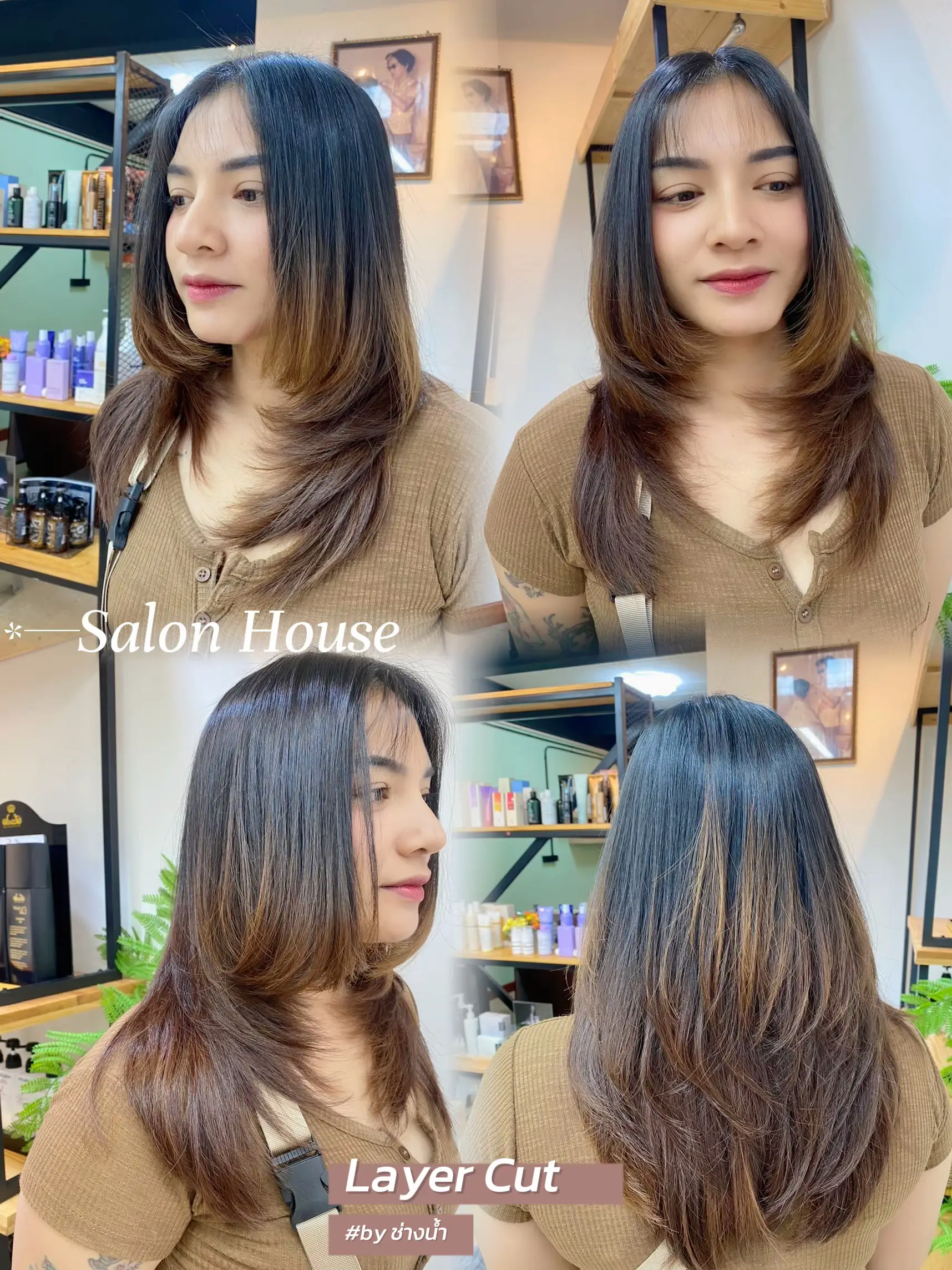 Salon House (Layer Cut) | แกลเลอรีที่โพสต์โดย Salon House | Lemon8