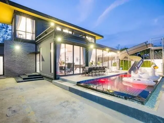 🏖️Luca House Pool Villa🏖️ สไตล์เรียบโมเดิร์น | แกลเลอรีที่โพสต์โดย staypoolvilla | Lemon8