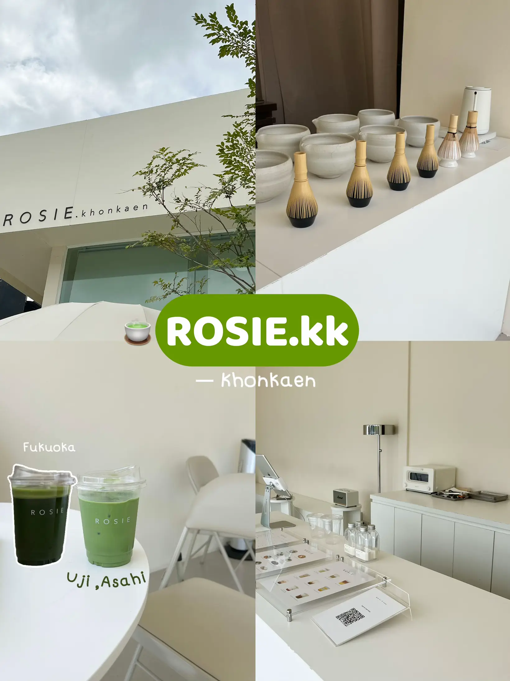 8 Cafe MATCHA ที่จริงใจ🍵👀⭐️ | แกลเลอรีที่โพสต์โดย KMeloʕ·ᴥ·ʔ | Lemon8