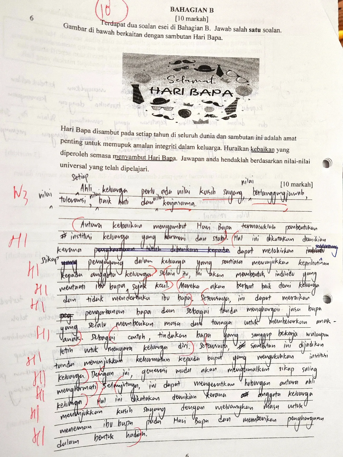 Contoh Esei Pendidikan Moral (Full Marks) | Galeri disiarkan oleh Lian ...