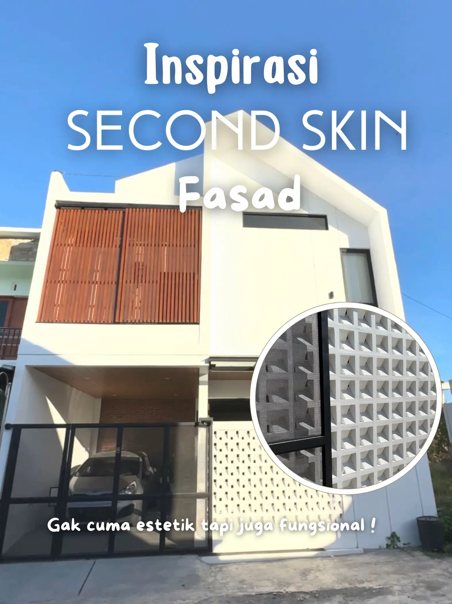 Inspirasi second skin fasad | Galeri diposting oleh Rumah Ken Kai | Lemon8