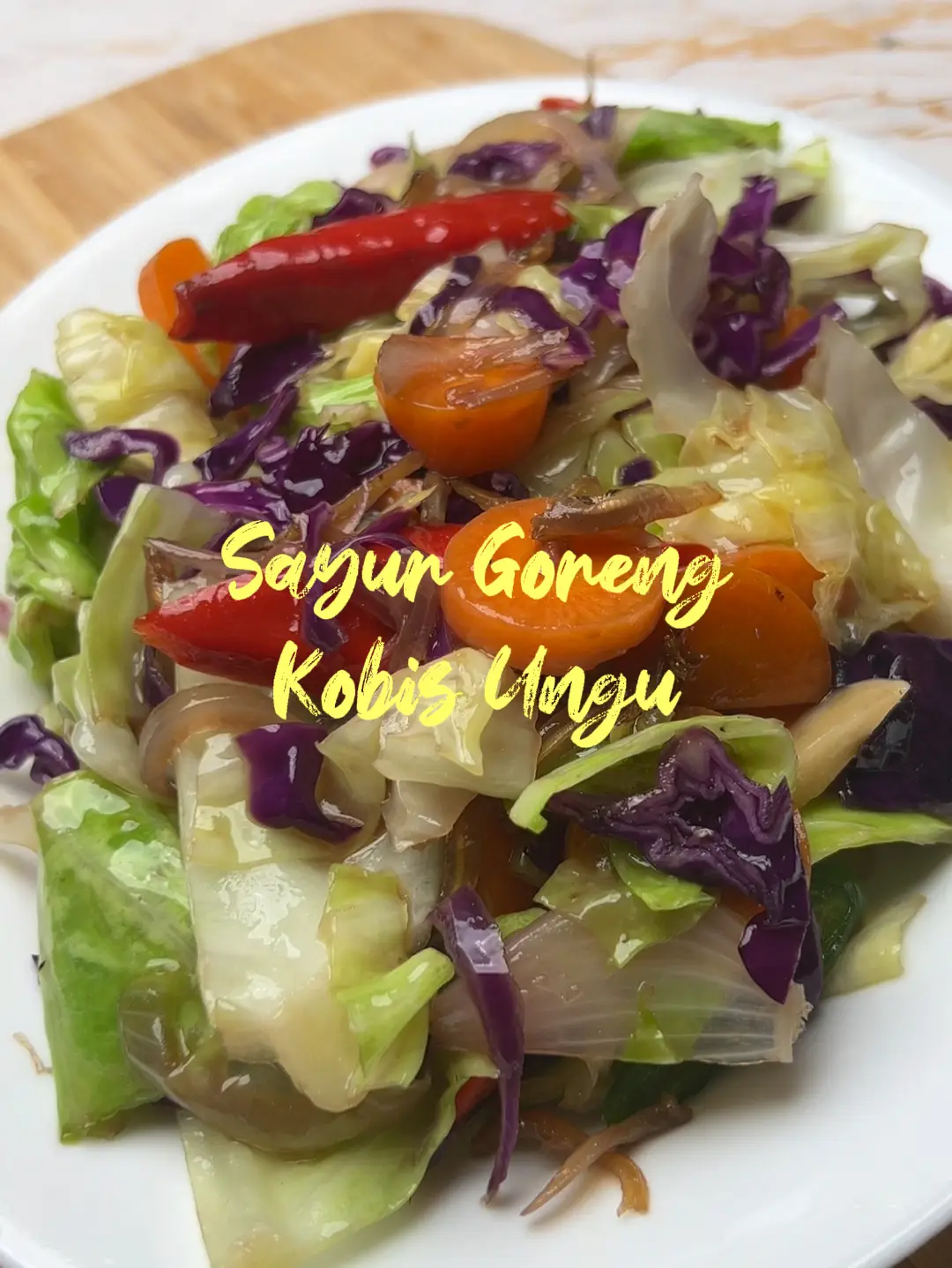 Resepi Sayur Goreng Kobis by Che Sayang Kitchen | Video diterbitkan ...