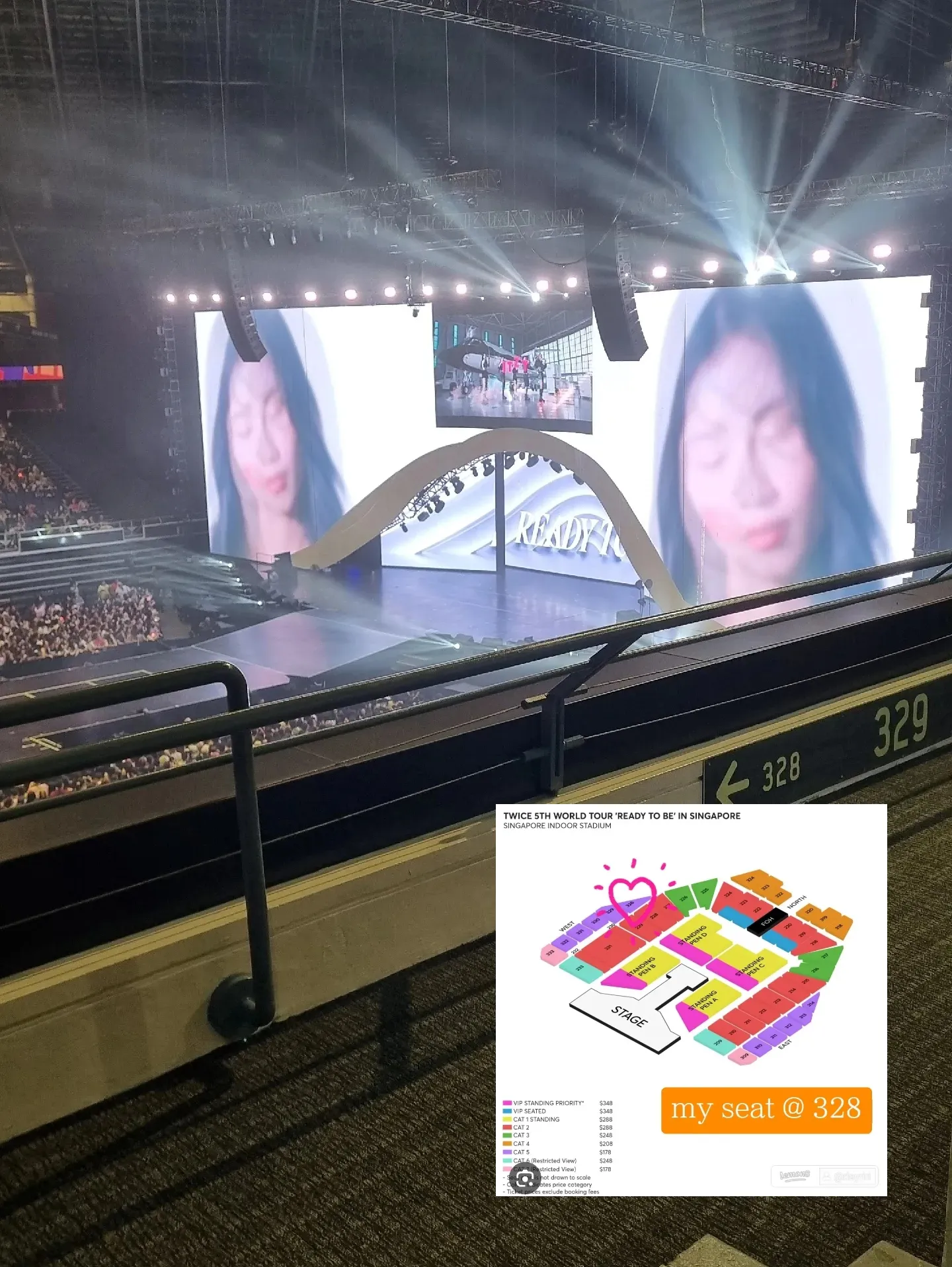 Singapore Indoor Stadium Seating Plan Row Numbers - Lemon8 Search
