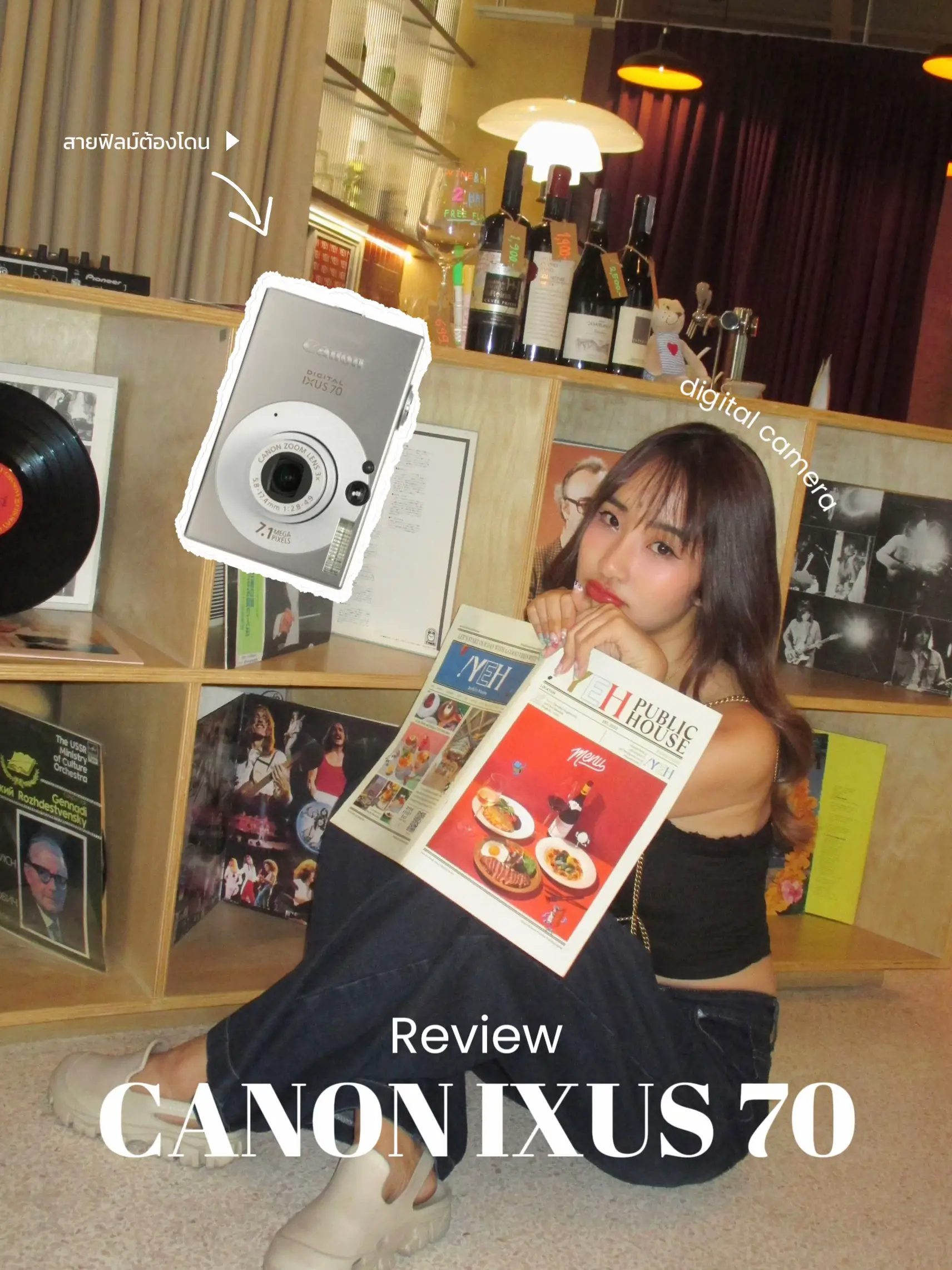 REVIEW CANON IXUS 70 สายกล้องฟิล์มชอบ!📸💥 | แกลเลอรีที่โพสต์โดย Praeewas | Lemon8