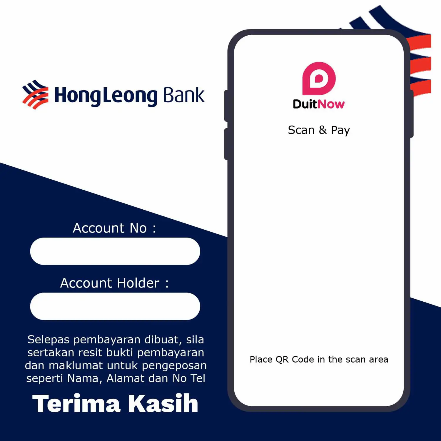 TEMPLATE BANK & QR CODE | Galeri disiarkan oleh Bonde_Aisheteru | Lemon8