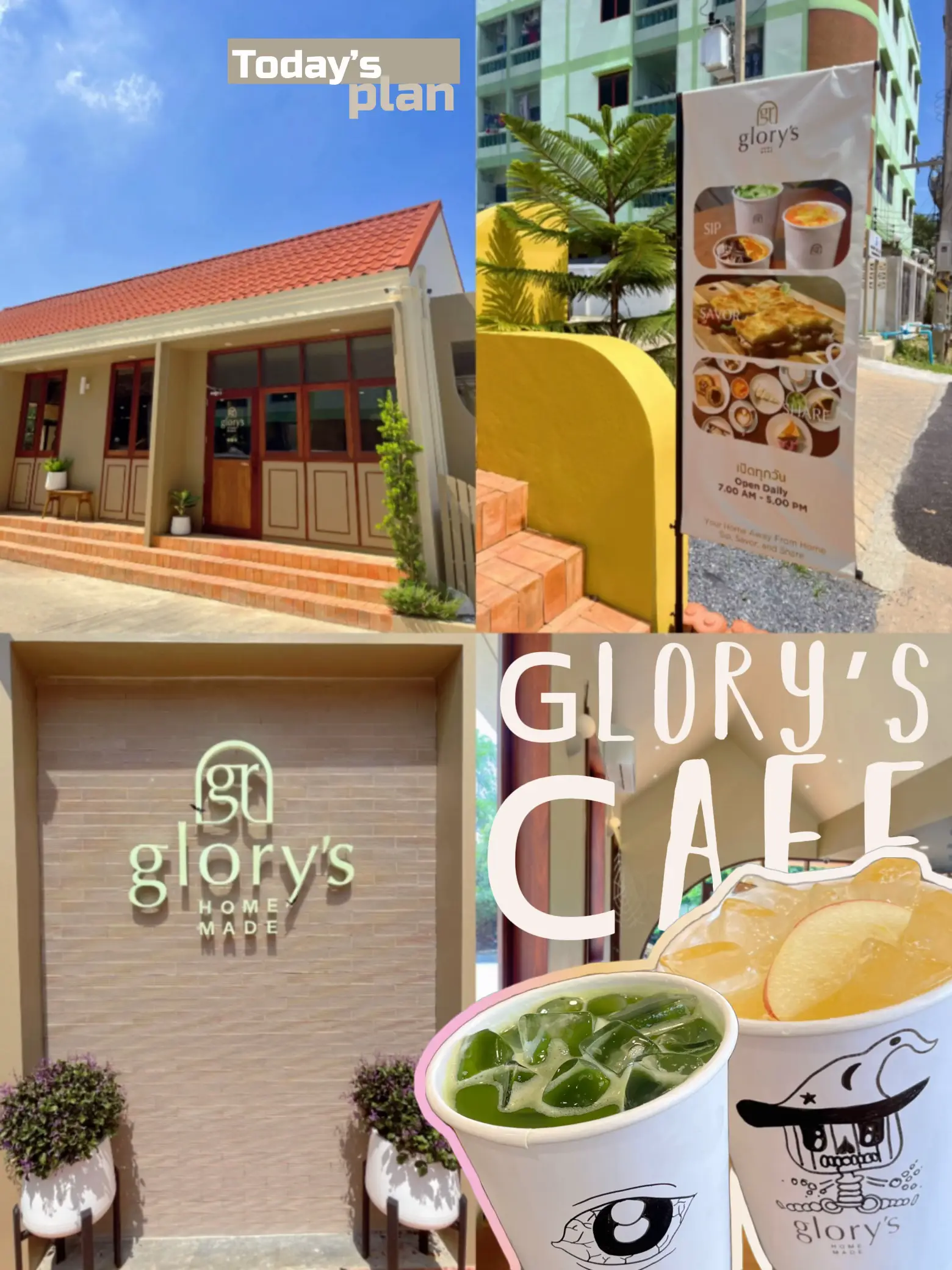 Glory’s homemade คาเฟ่เปิดใหม่อยุธยา | แกลเลอรีที่โพสต์โดย หนูอยากเที่ยว | Lemon8