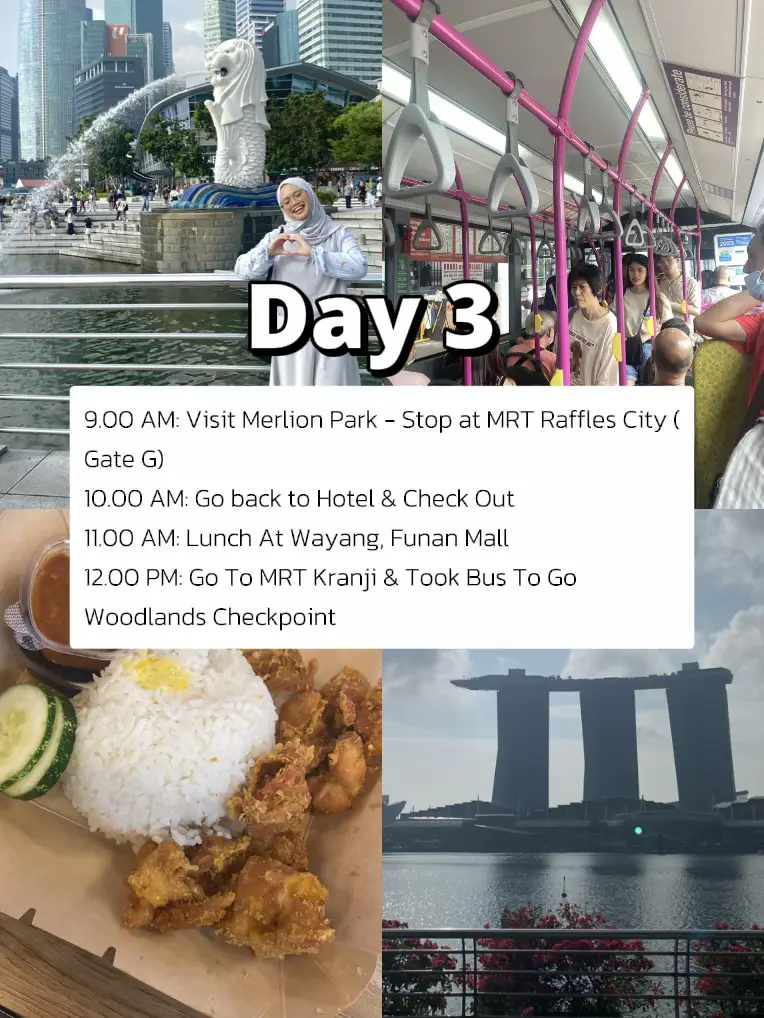 Full Itinerary & Budget Pergi Singapore Bwh RM1000 | Galeri disiarkan ...