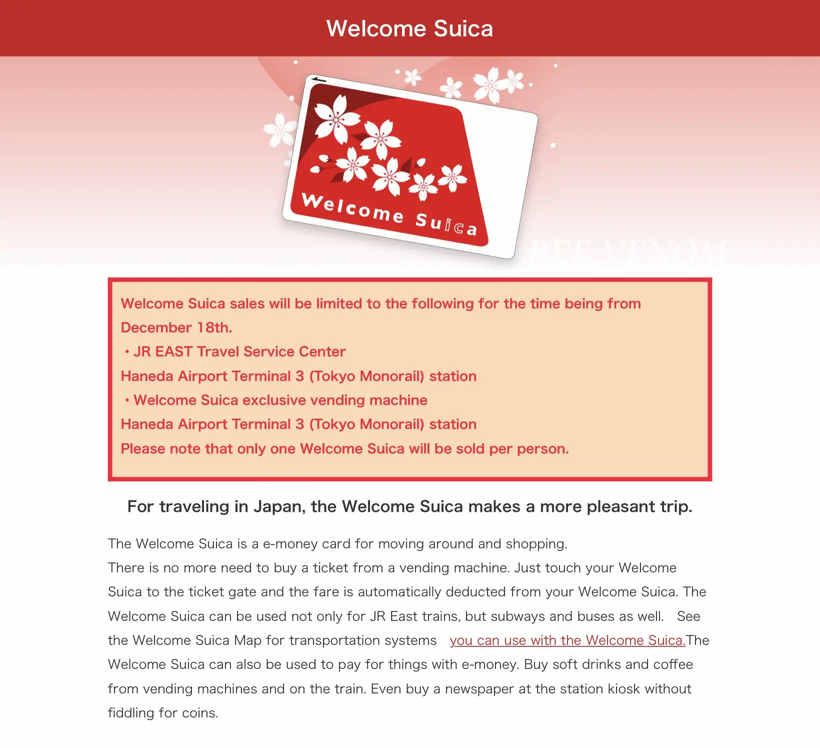 บัตร Welcome Suica | แกลเลอรีที่โพสต์โดย 🍯🍯🐝BEE VENOM🐝🍯🍯 | Lemon8