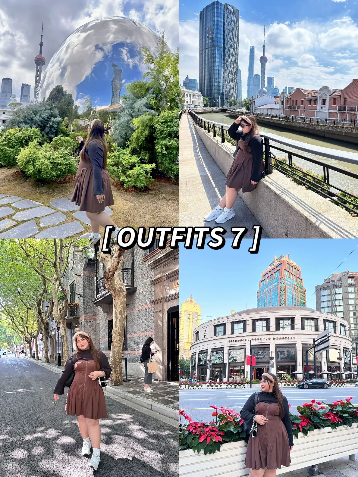 แจกไอเดียแต่งตัวเที่ยวเซี่ยงไฮ้ 🇨🇳 6วัน 8ชุด ฉบับสาว100KG | แกลเลอรีที่โพสต์โดย Mintchy.chubby ...