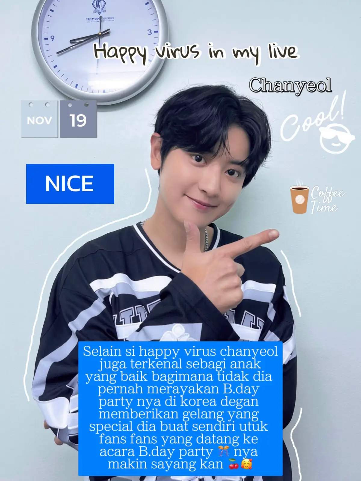 Why I loved my bias Chanyeol | Galeri diposting oleh Yoranatina_park | Lemon8