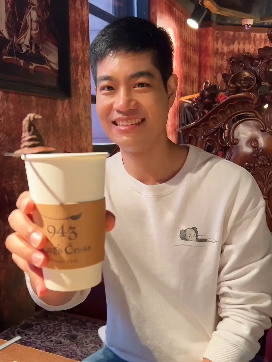 943 King’s Cross Harry Potter-themed cafe in Seoul | วิดีโอที่เผยแพร่โดย originalchamp | Lemon8