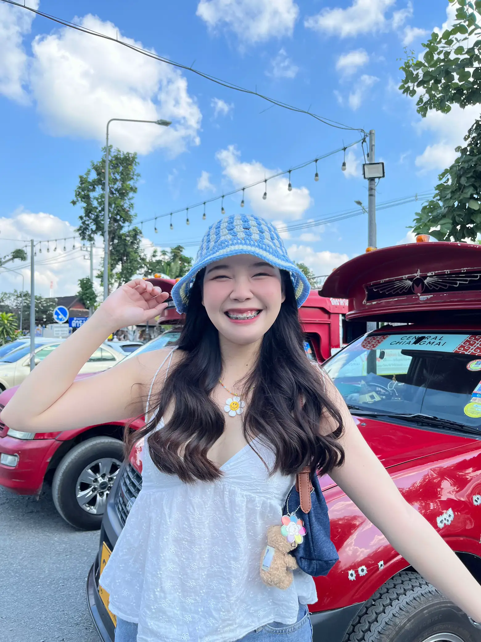 OOTD เที่ยวเชียงใหม่ 🛺👒🌺 | แกลเลอรีที่โพสต์โดย pammy ¨̮ | Lemon8