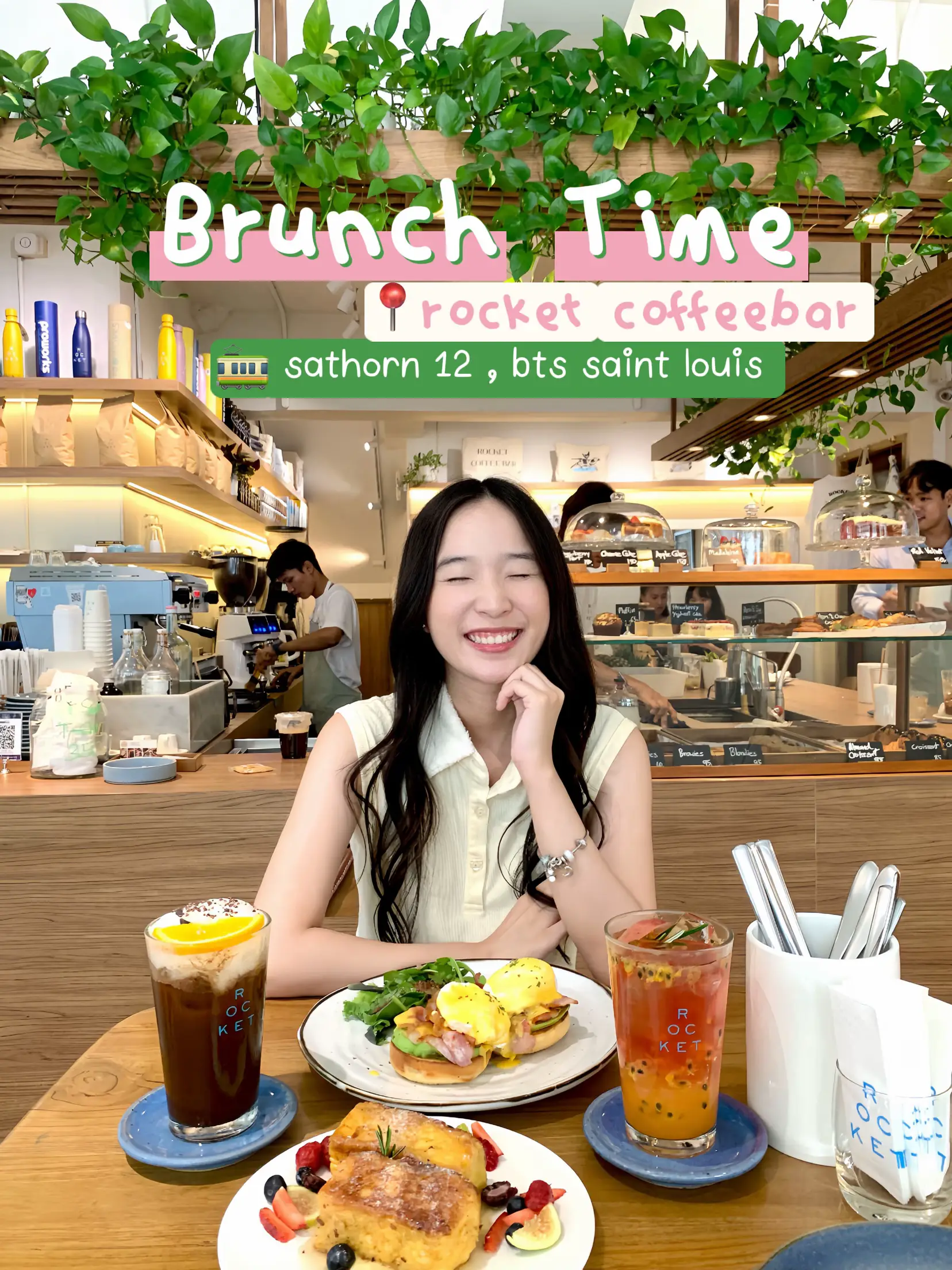 Brunch Time at sathorn 📍rocket coffeebar 🥓🤍🥗 | แกลเลอรีที่โพสต์โดย ...