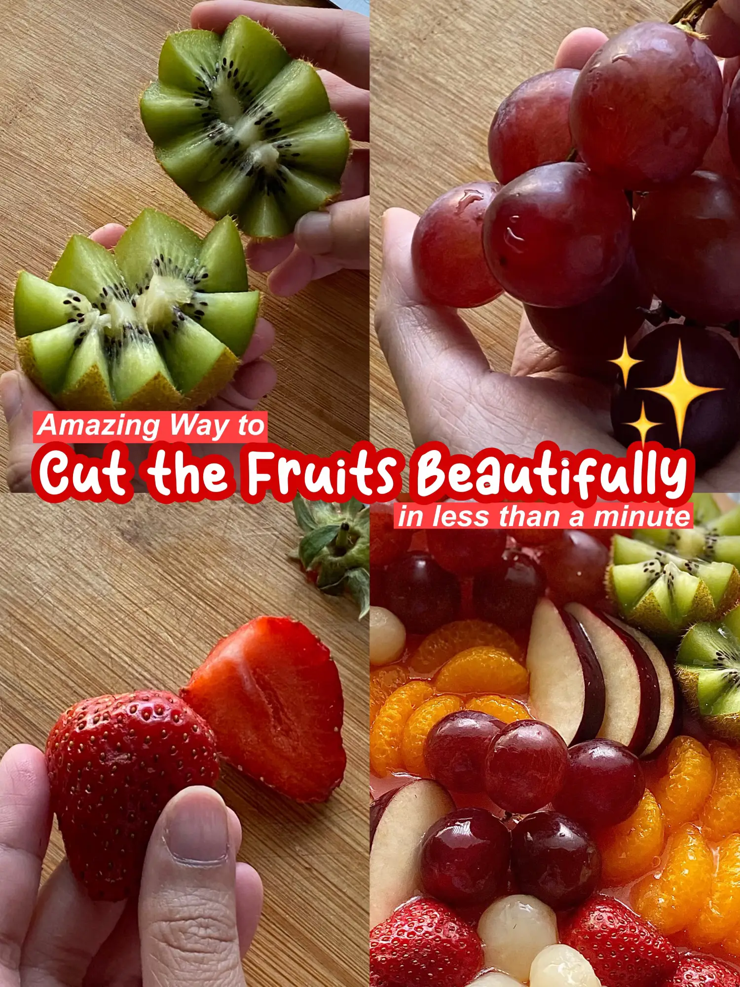 CUTTING FRUITS BEAUTIFULLY IN LESS THAN A MINUTE?! | แกลเลอรีที่โพสต์ ...