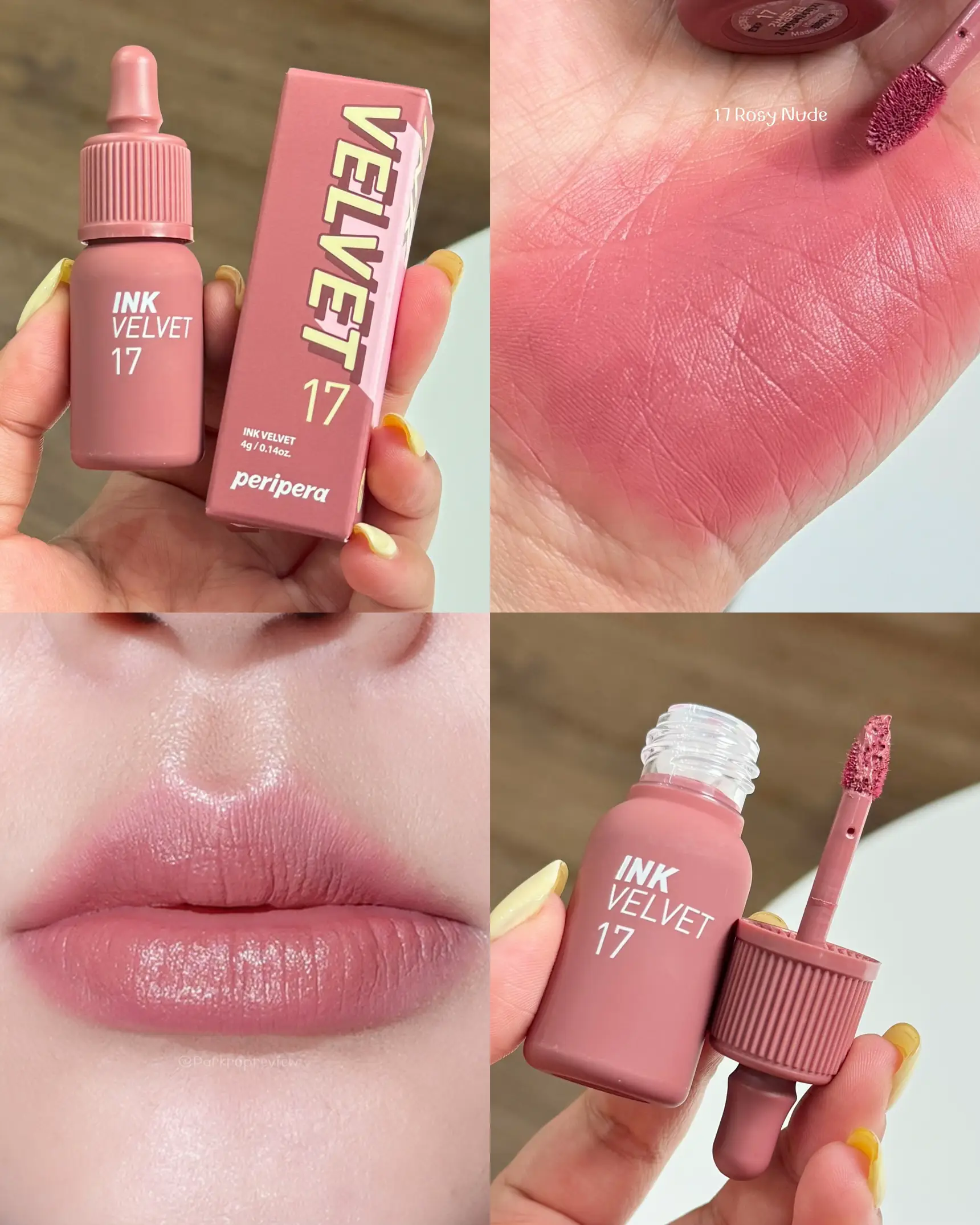 ชมพูนู๊ดที่ถูกต้อง Peripera ink velvet 17 rosy nude | แกลเลอรีที่โพสต์ ...