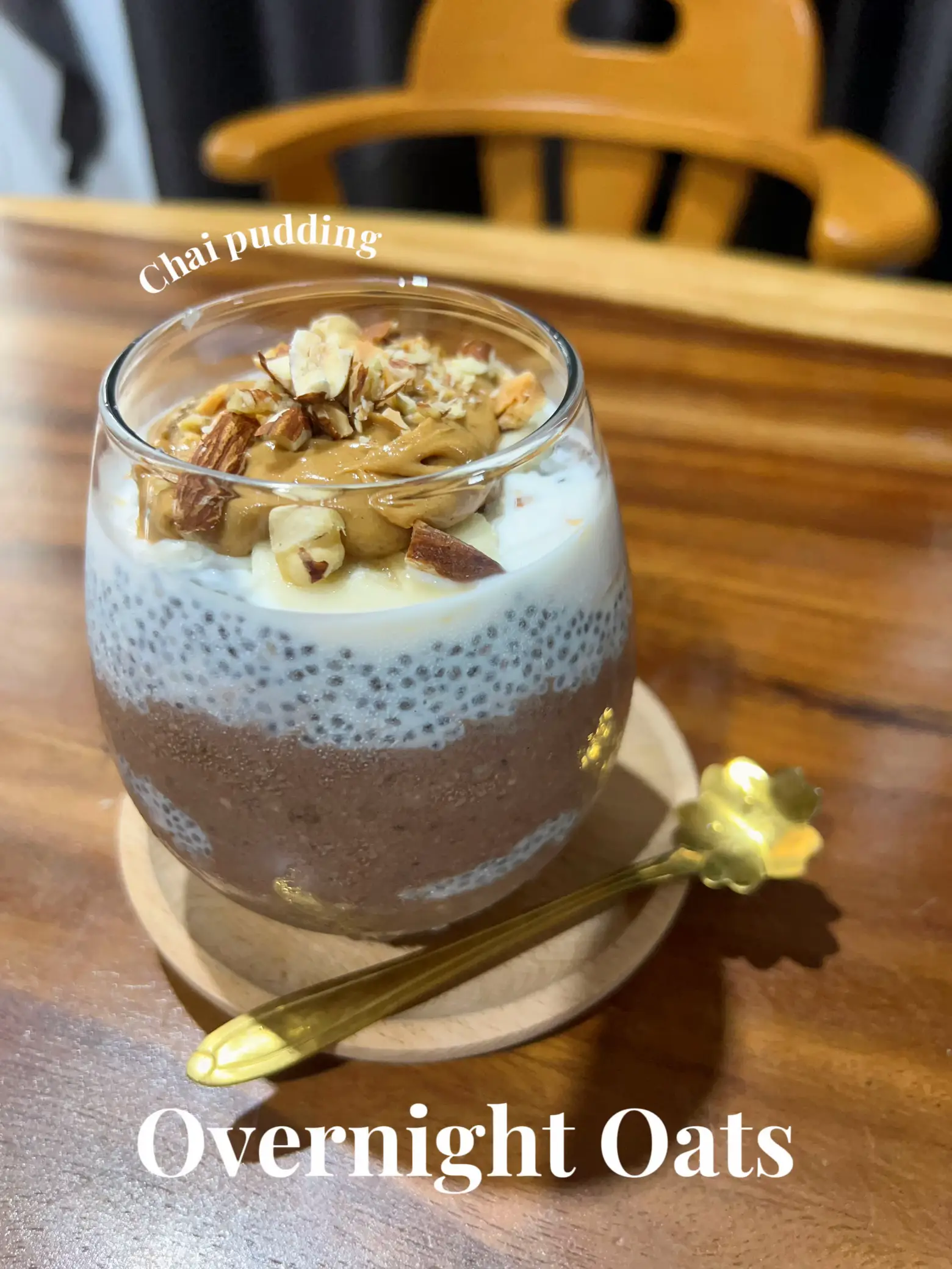 โอเวอร์ไนท์โอ๊ต & เชียพุดดิ้ง | แกลเลอรีที่โพสต์โดย NooNun_Gan | Lemon8