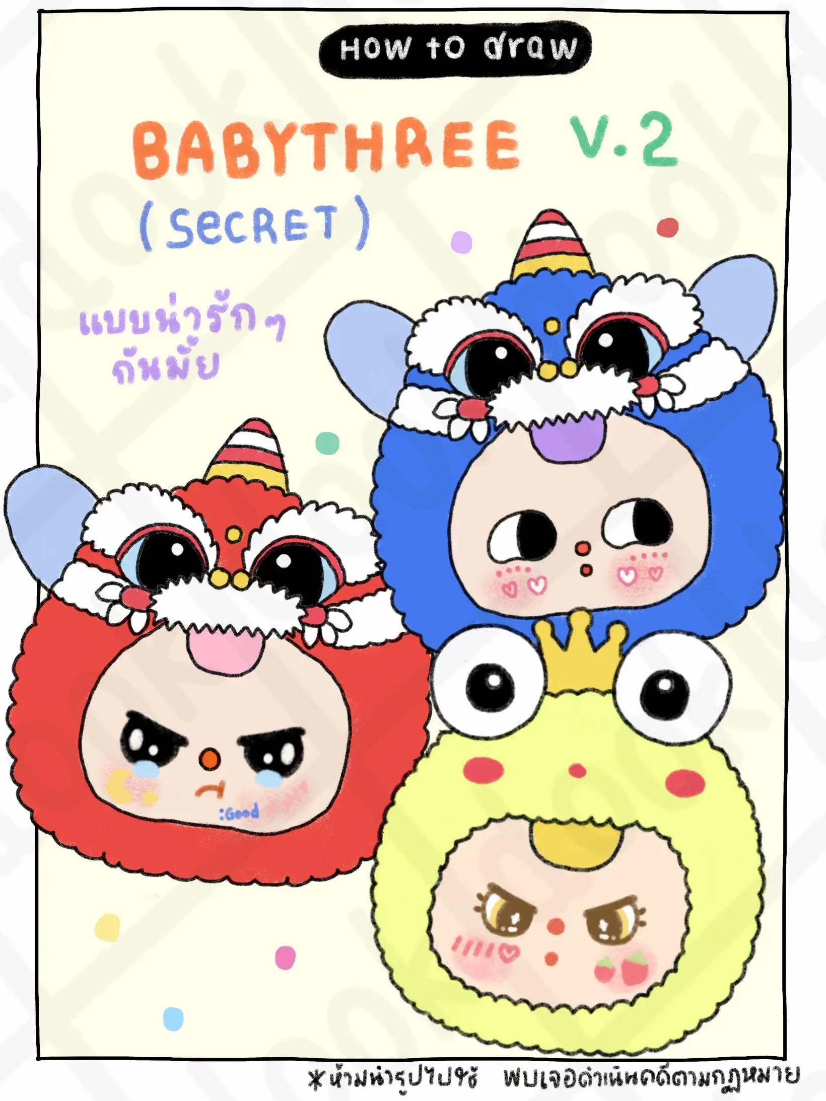 How to draw 🖍️ Babythree v.2 คาปิบาร่า แบบง่ายๆ🌴🍊 | แกลเลอรีที่โพสต์โดย ...