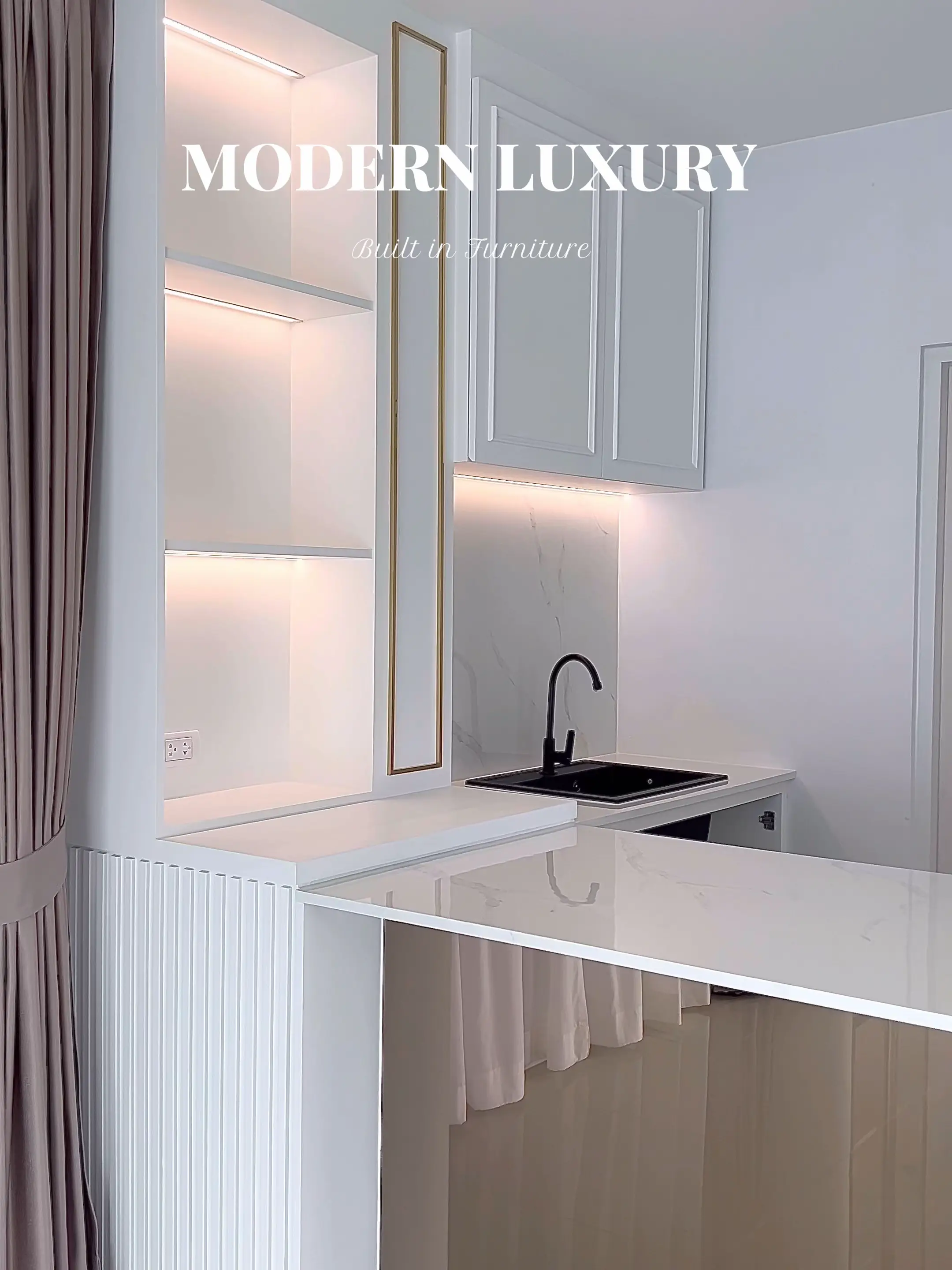 บิวท์อินบ้านสไตล์โมเดิร์นลักชูรี่ | วิดีโอที่เผยแพร่โดย Pantoneinterior | Lemon8