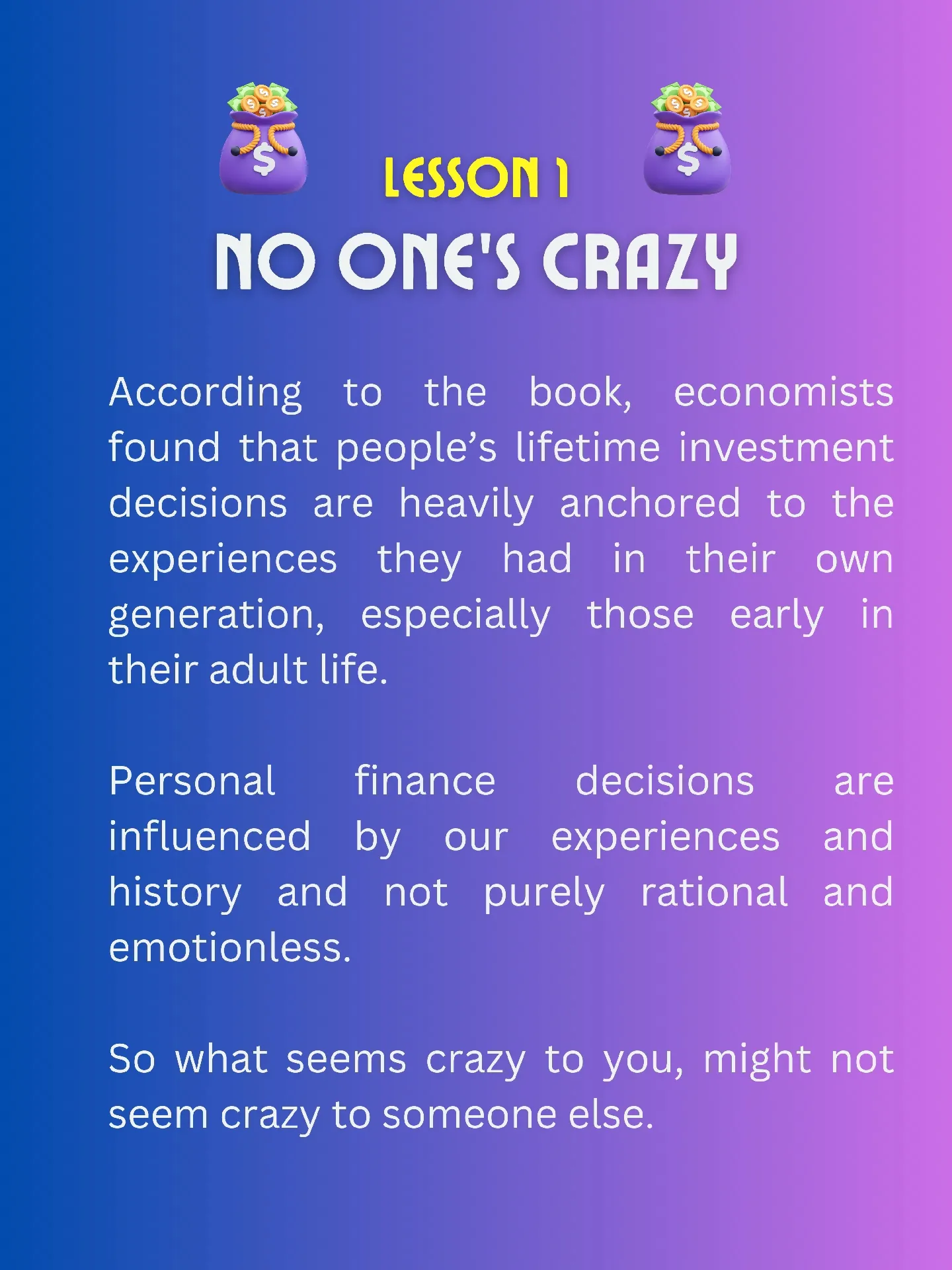 5 Financial Lessons From The Psychology of Money | แกลเลอรีที่โพสต์โดย uncle chan | Lemon8