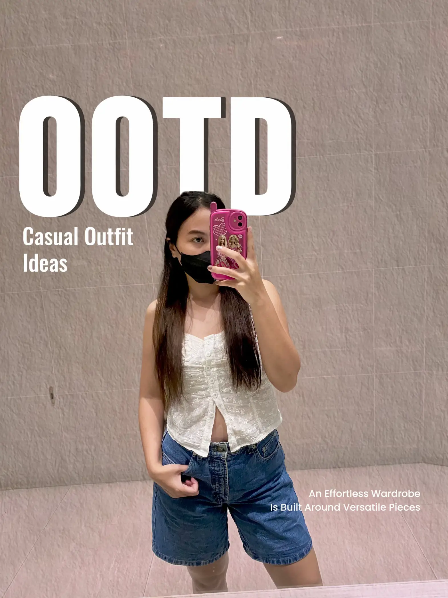 ยีนส์สามส่วนกับลุควันชิวๆมีนัด แต่ไม่อยากเยอะ 🧸 แต่งได้ง่ายๆ🫶🏻 | แกลเลอ ...