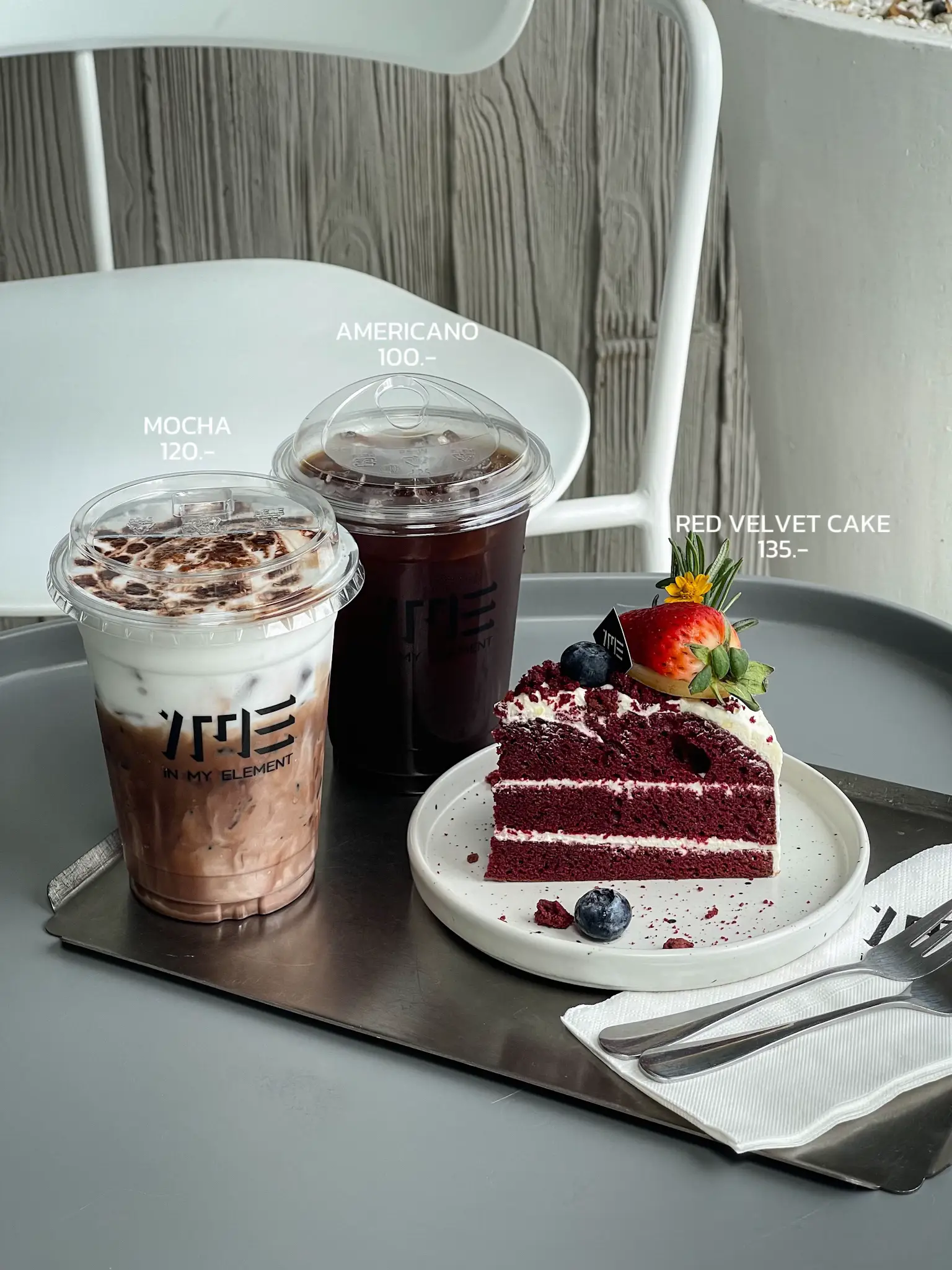 In My Element Cafe☕️ | แกลเลอรีที่โพสต์โดย Daonuea.11 | Lemon8