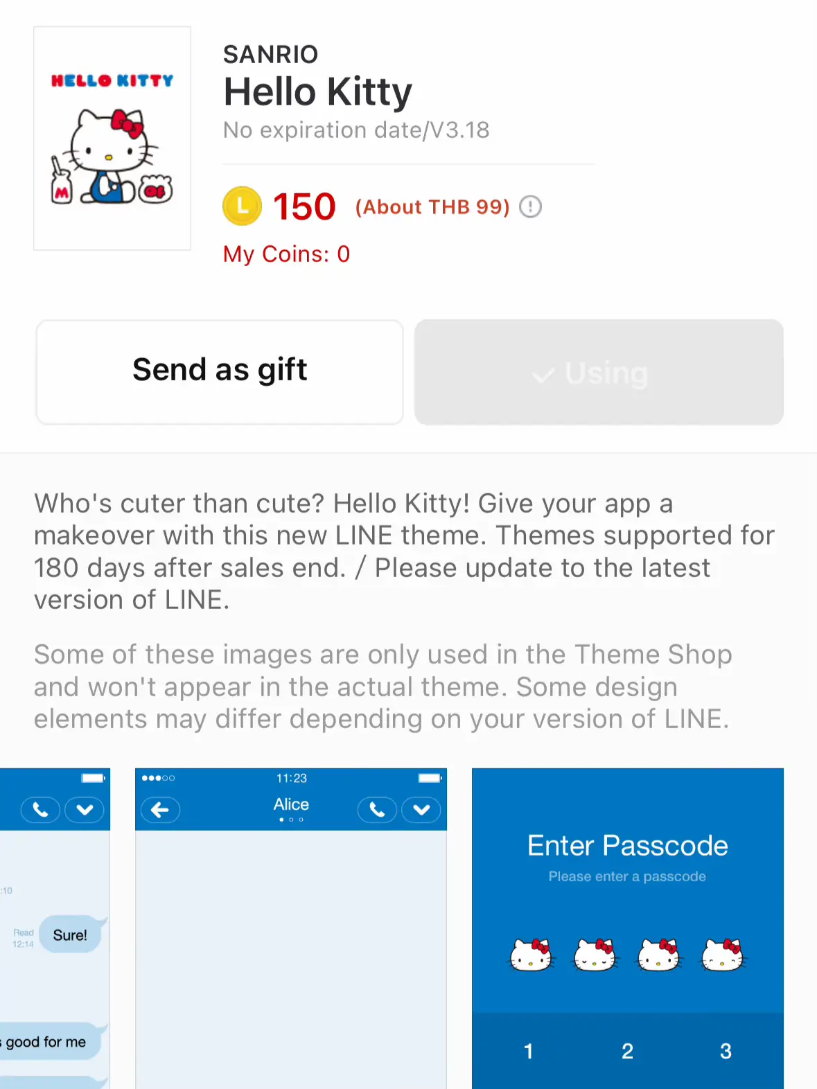 Review Theme HELLO KITTY ️ | แกลเลอรีที่โพสต์โดย โสดใสวัย27 ️‍🔥 | Lemon8
