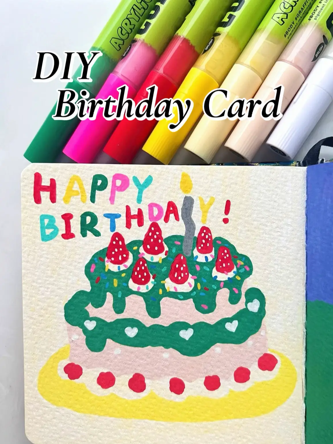 Bday card idea super cute 😍 | Galeri diposting oleh DIYwithLi | Lemon8