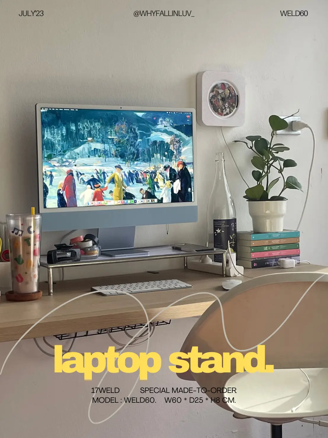 (review) - iMac / laptop stand | แกลเลอรีที่โพสต์โดย 1999 | Lemon8