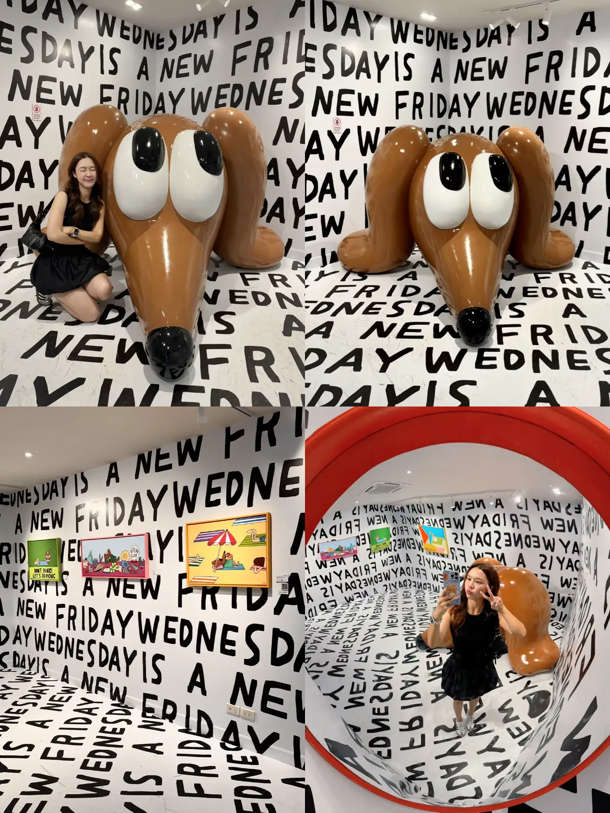 นิทรรศการน้องดัชชุน YESTERDAY WEDNESDAY TOMORROW 🐶🌭🖼️🐾 | แกลเลอรีที่ ...