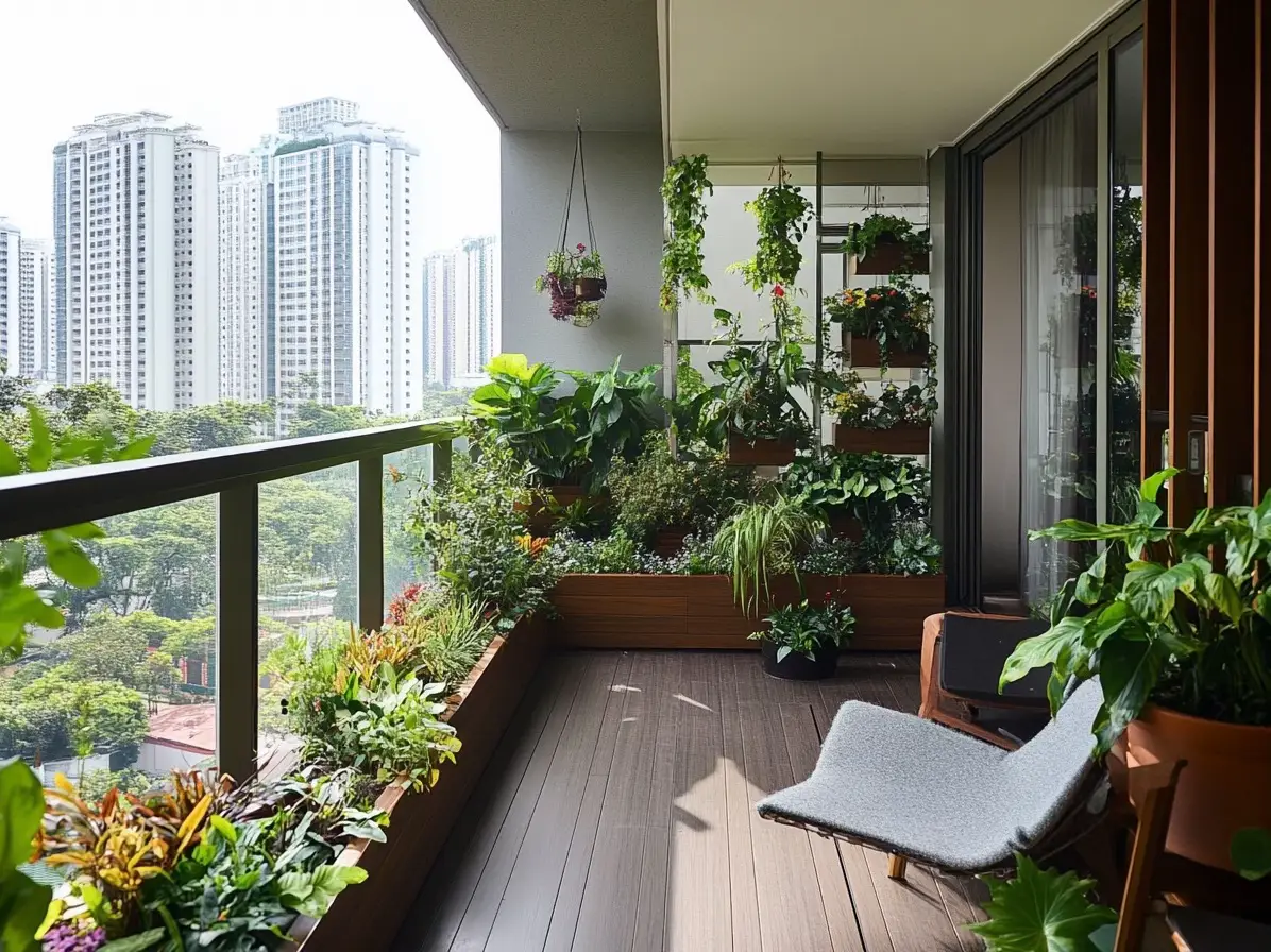 จัดสวน ระเบียงคอนโด | แกลเลอรีที่โพสต์โดย 844Landscape | Lemon8