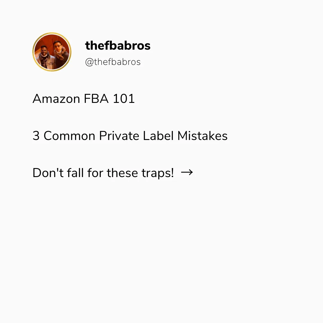 Have you ever made these private label mistakes? 👀 | Gallery posted by ...