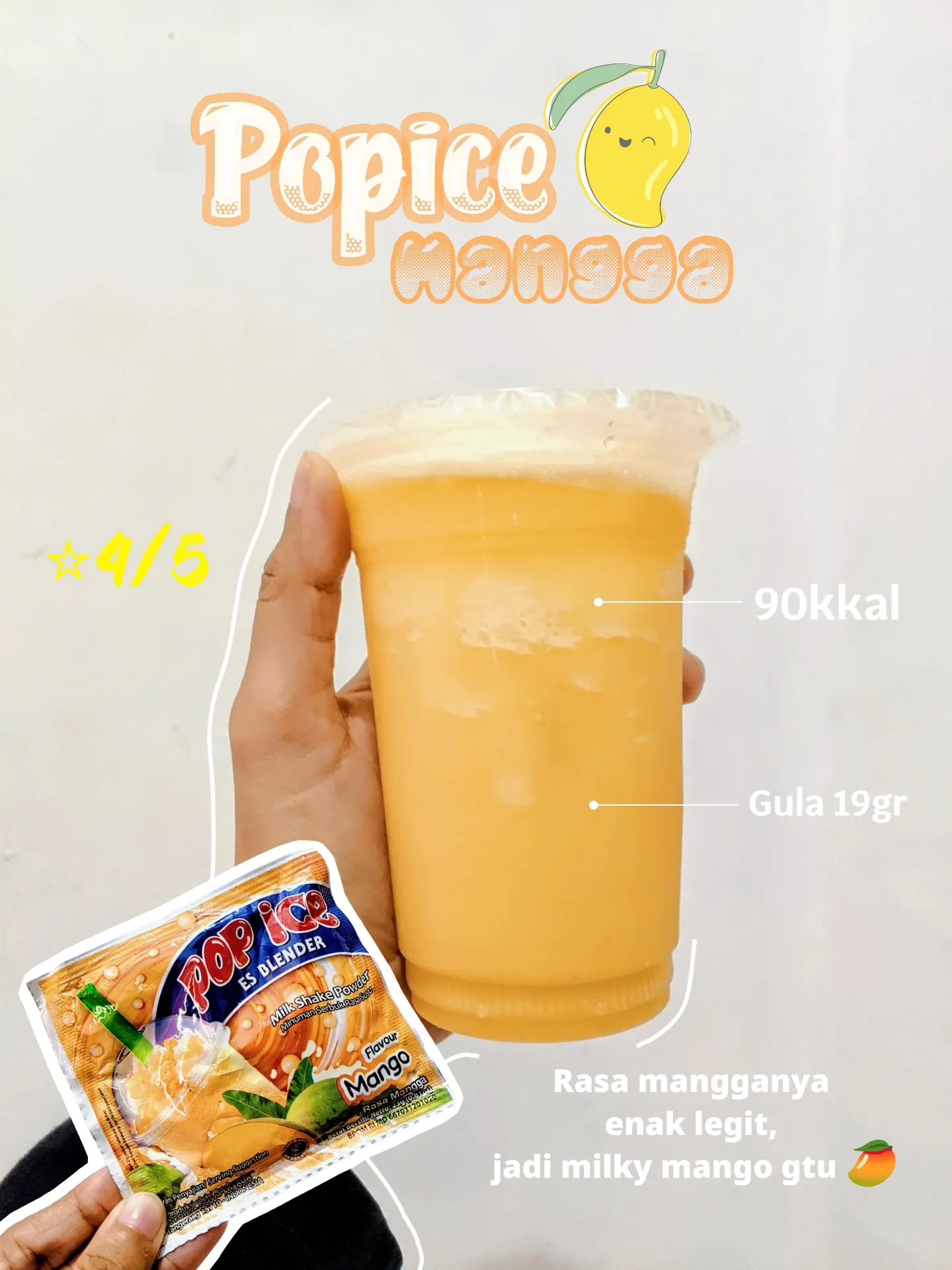 Kok minuman ini gaada rasa jeruk ya ? POPICE🍊🧋 | Galeri diposting oleh ...