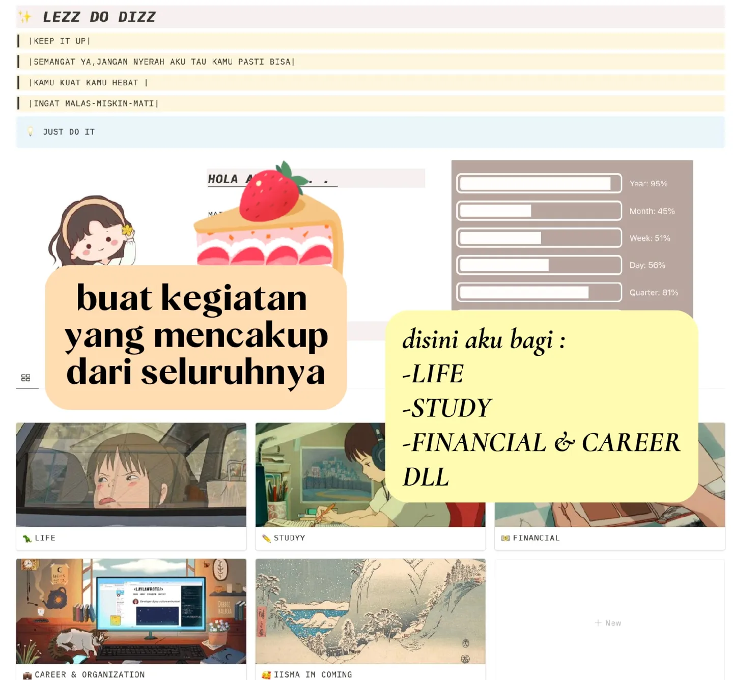 BUAT NOTION LEBIH BERGUNA DENGAN INI ! | Galeri diposting oleh Maira's life | Lemon8