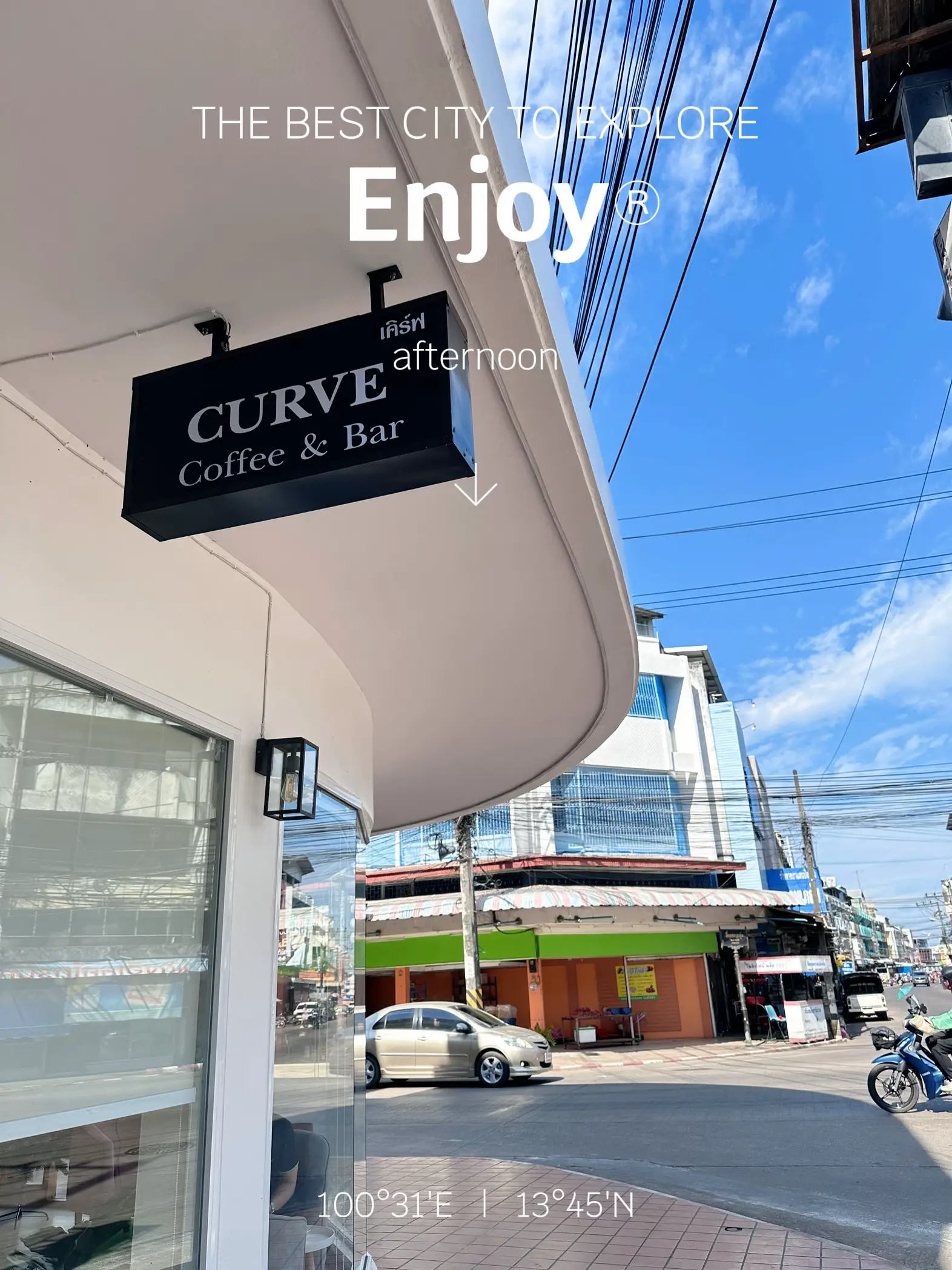 Curve cafe🟠 | แกลเลอรีที่โพสต์โดย ฉันชอบเที่ยว | Lemon8