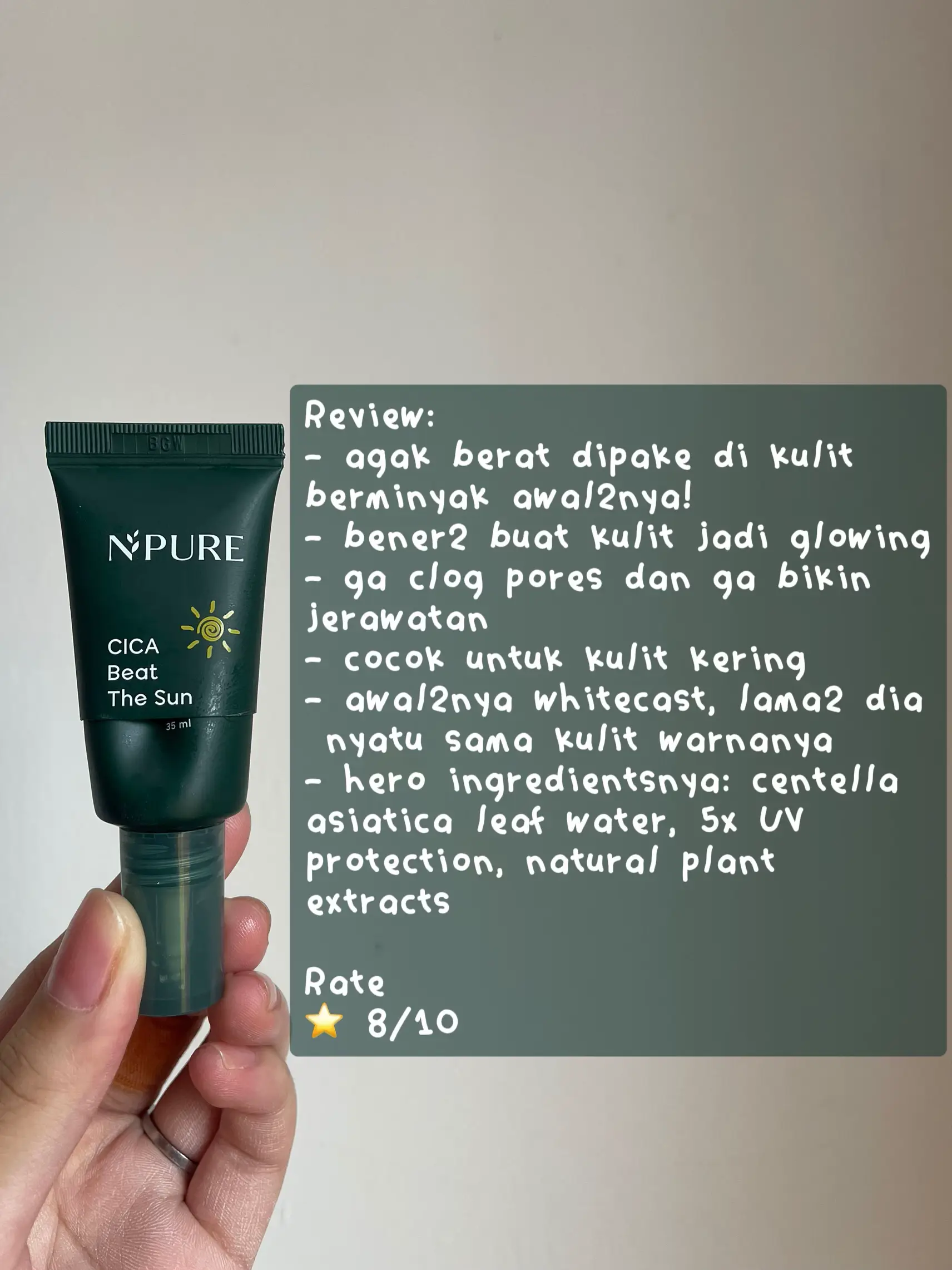 sunscreen spf 80? (in vivo tested!) | Galeri diposting oleh 郭佳佳 | Lemon8