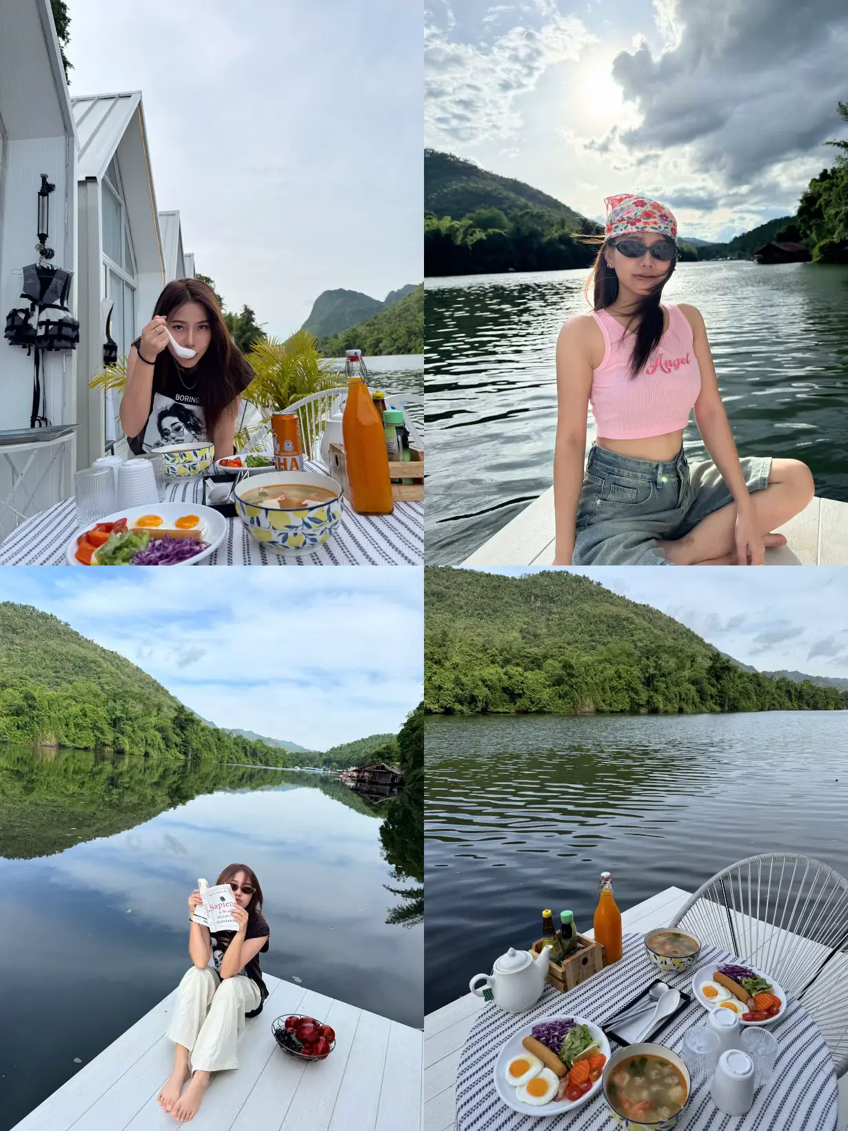 รีสอร์ต&คาเฟ่สไตล์ยุโรป RaftDara Erawan 🛟⚓️ | แกลเลอรีที่โพสต์โดย lbzero | Lemon8