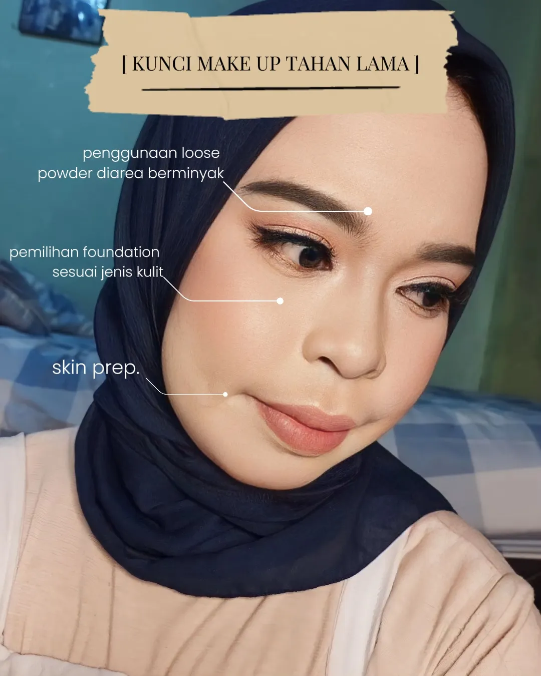 KUNCI AGAR MAKE UP TAHAN SEHARIAN | Galeri diposting oleh dee | Lemon8