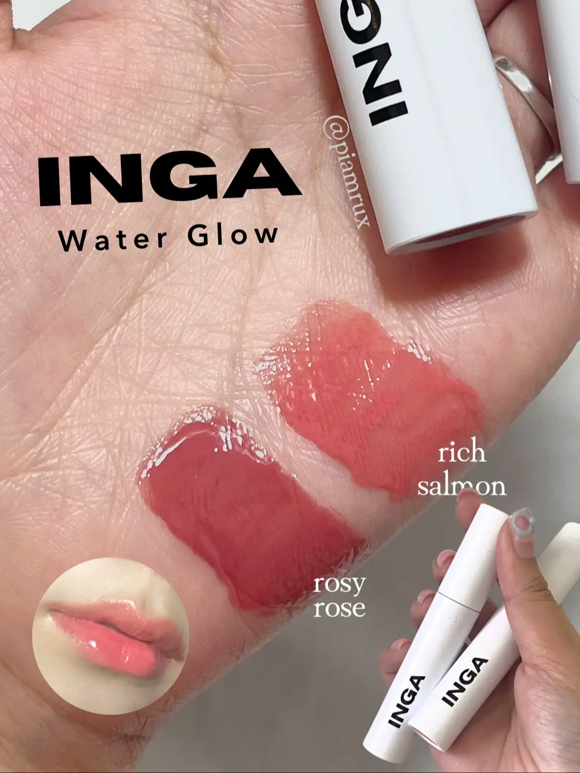 ลดโหดจนต้องเอฟ INGA ลิปเกาหลีราคาดีม้ากก สีสวยสุบ! 🖤🥀 | วิดีโอที่ ...