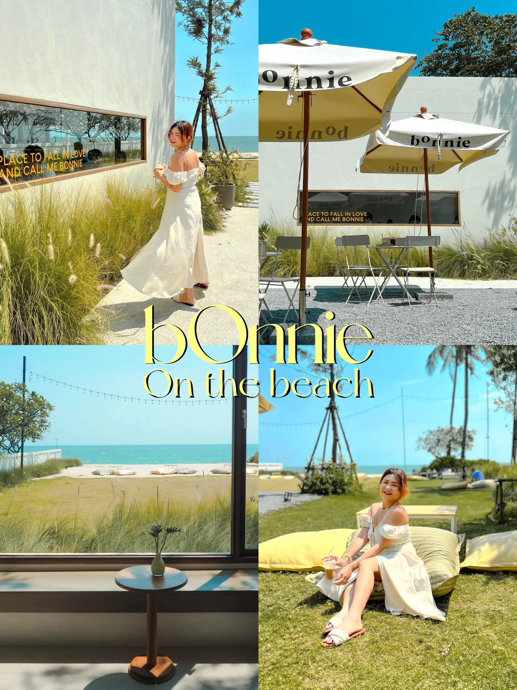 💛💙bOnnie on the beach คาเฟ่ติดริมทะเลสุดคิ้วท์ | แกลเลอรีที่โพสต์โดย ...
